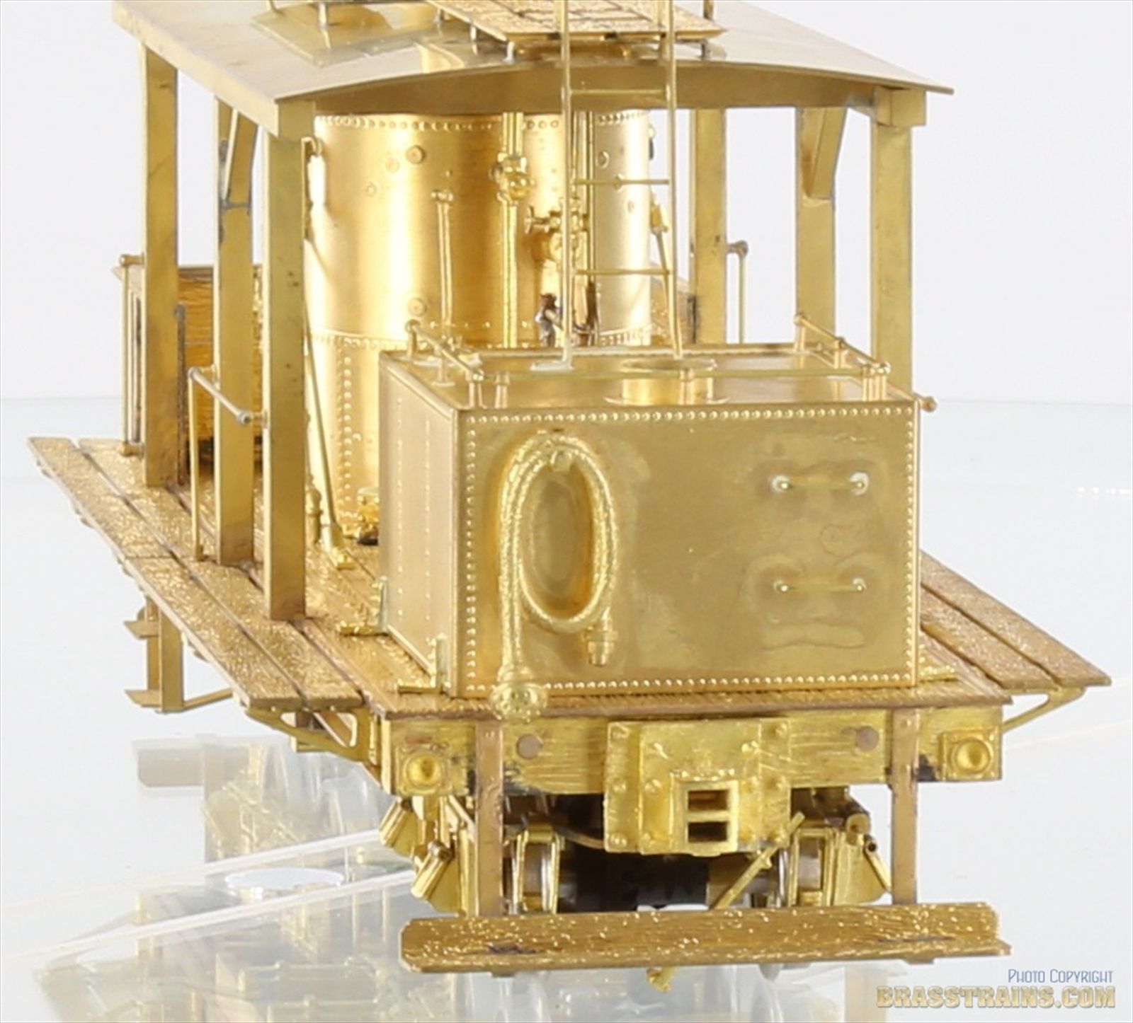 On3 Brass Model Train - PSC 15130 Japan 10-Ton Class A Logging Climax ...