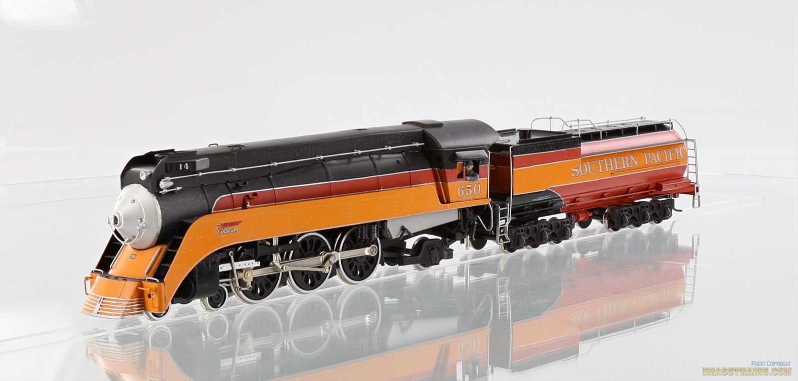 HO Brass Model Train - Hallmark SP Sunbeam P-14 4-6-2 Pacific ...