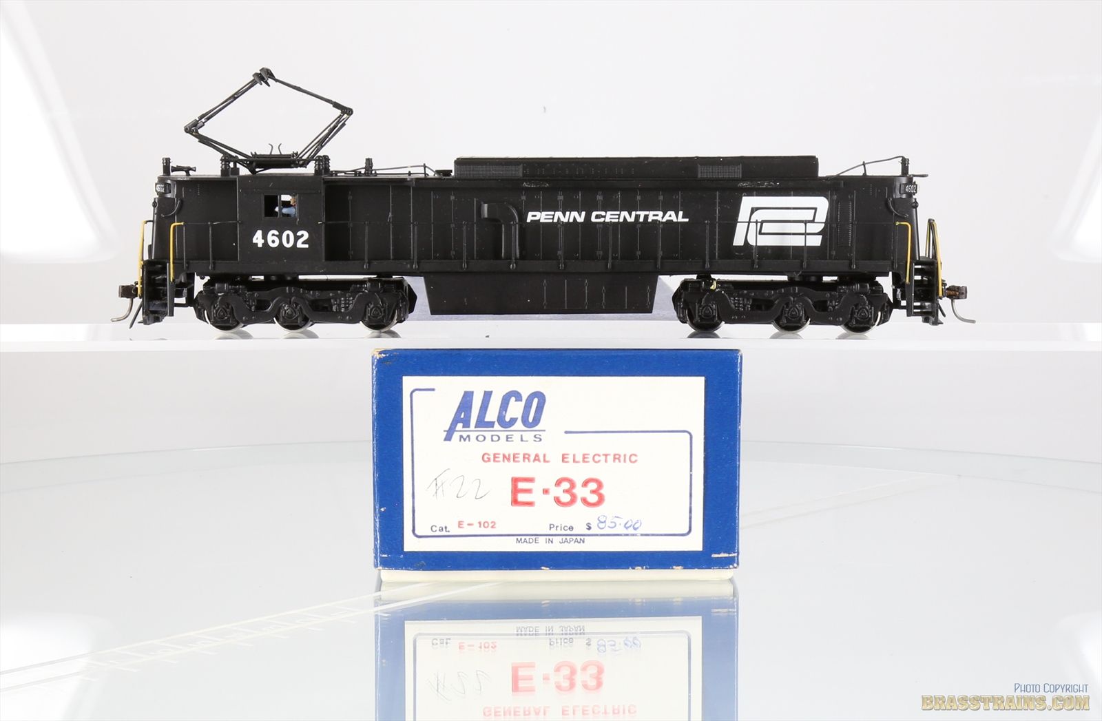 HO Brass Model Train - ALCO Penn Central - E-33 Electric #4602 - Custom