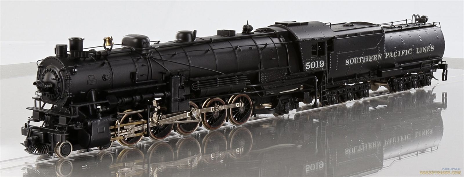 HO Brass Model Train - Max Gray SP Southern Pacific Class 5000 4-10-2 ...