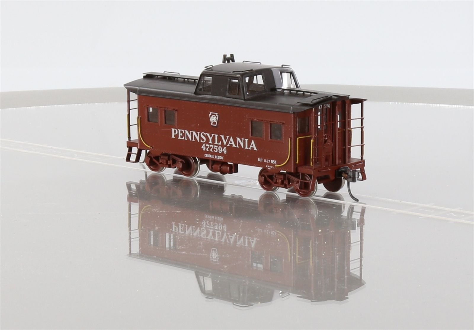 HO Brass Model Alpha Models PRR Caboose, N-5E #477594 - Custom