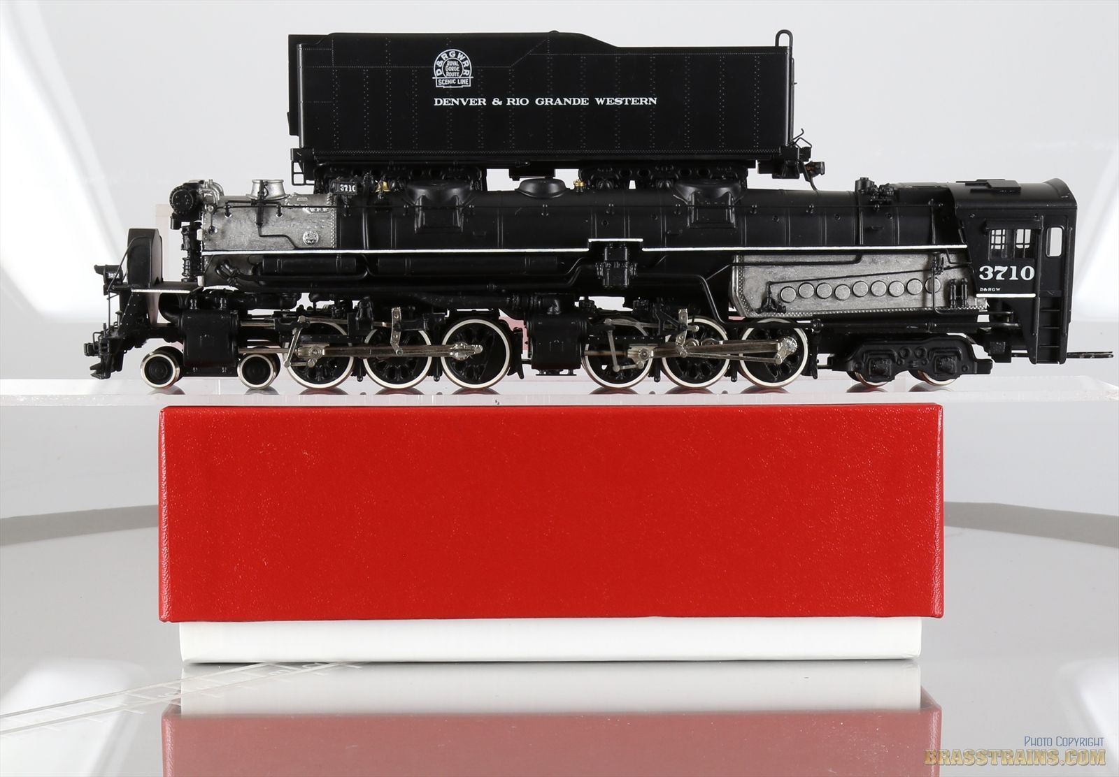 HO Brass Model Train - WMC D&RGW Rio Grande 4-6-6-4 Articulated L-105 ...
