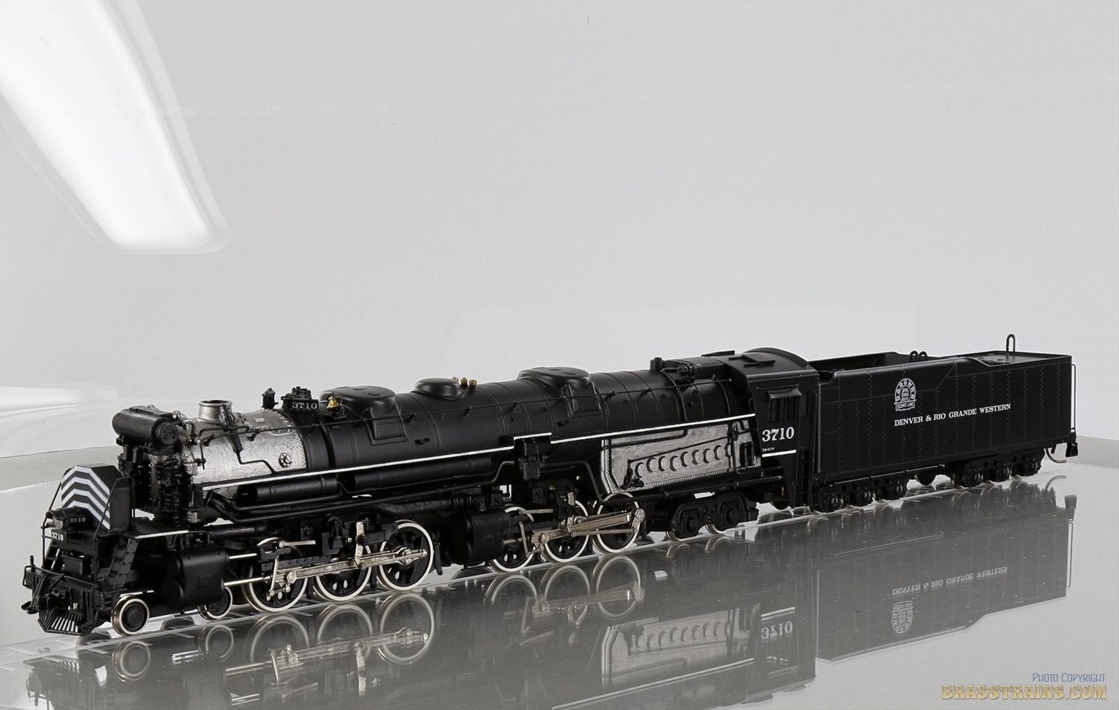 HO Brass Model Train - WMC D&RGW Rio Grande 4-6-6-4 Articulated L-105 ...