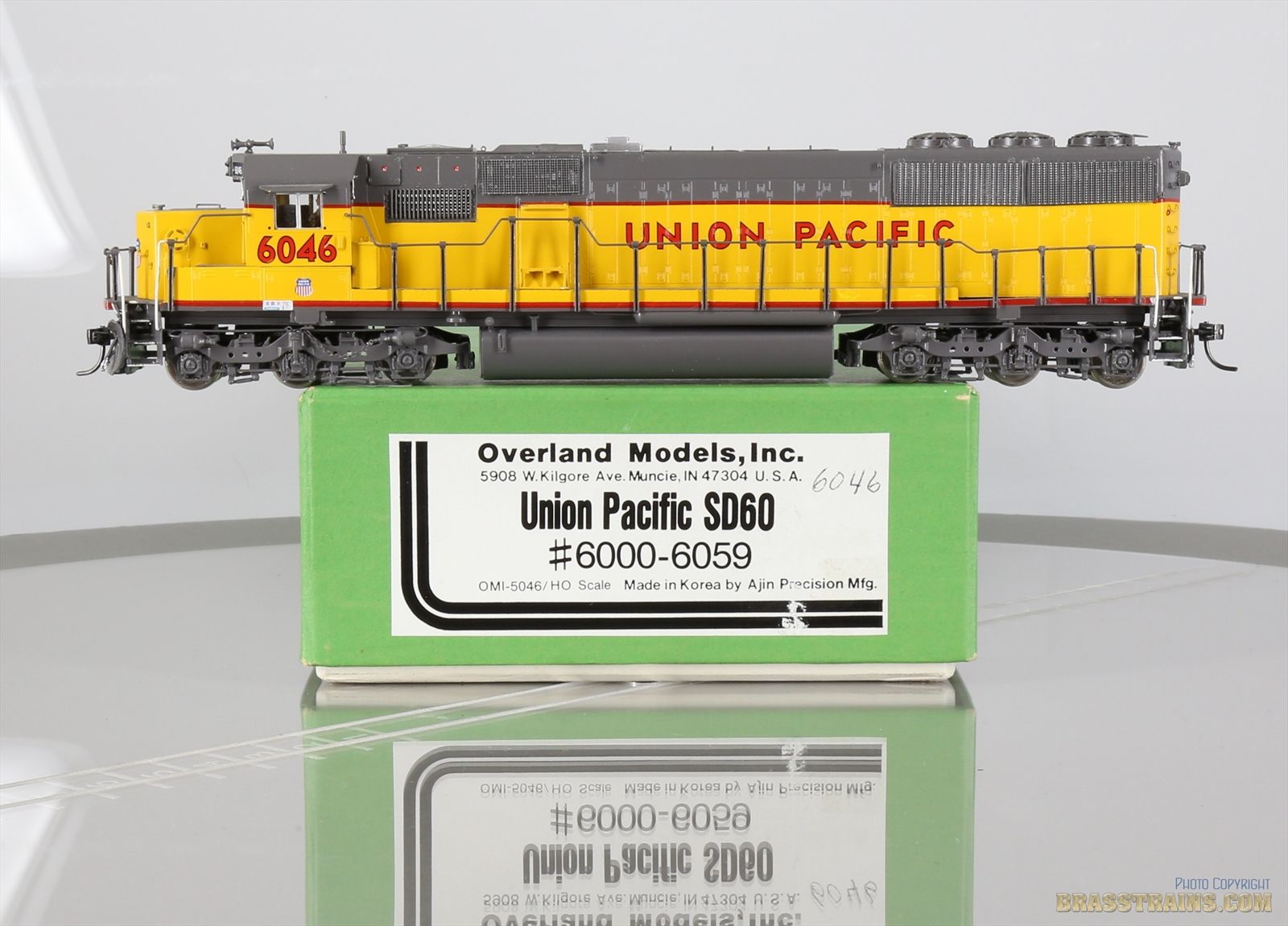 HO Scale Brass - OMI Overland 5046 UP Union Pacific EMD SD60 # 6046 Diesel - Custom