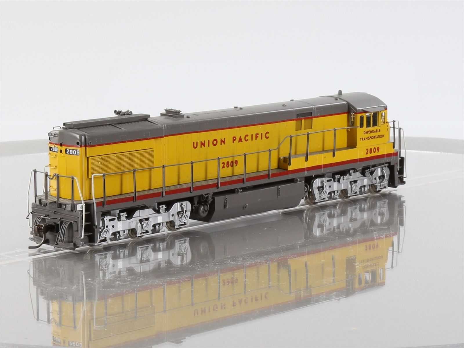 HO Brass Model Train - OMI 1958 UP Union Pacific GE U28C Diesel #2801 ...