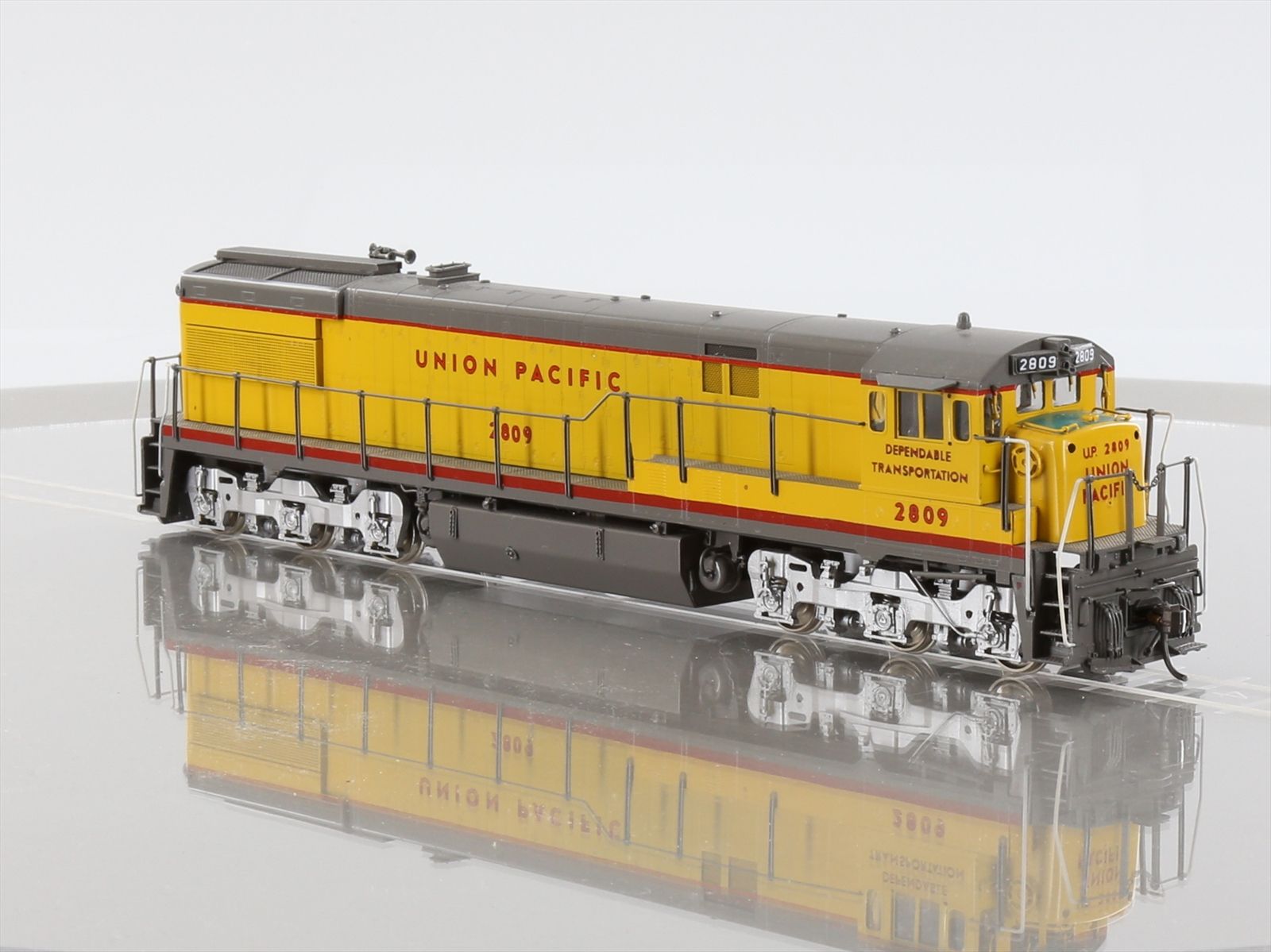 HO Brass Model Train - OMI 1958 UP Union Pacific GE U28C Diesel #2801 ...