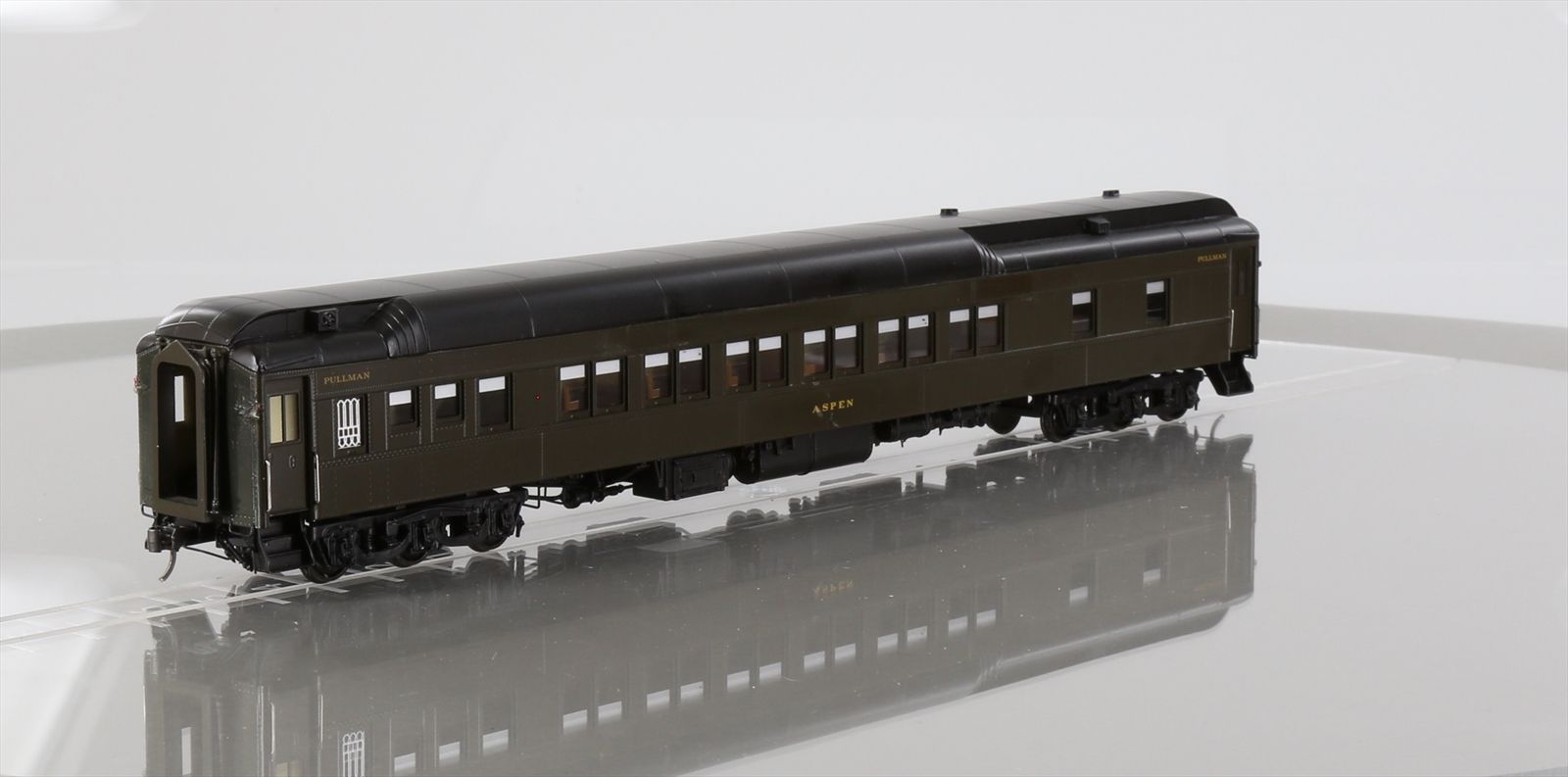 HO Scale Brass Model Train -TCY 1404 Coach Yard Pullman 12-1 Sleeper ...
