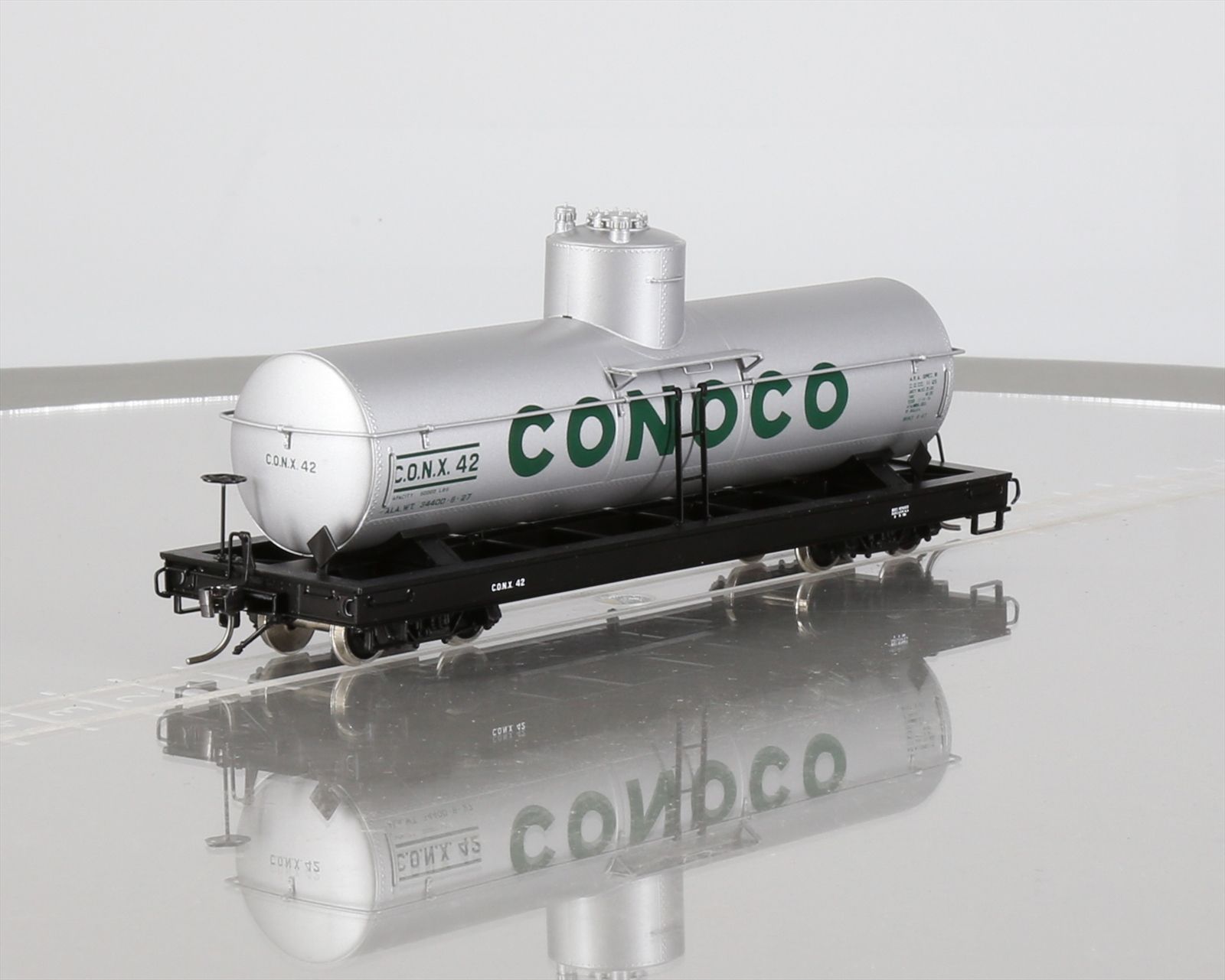 Sn3 Scale Brass PBL Milestone Models Conoco Tank Car #42 - Wide Frame ...