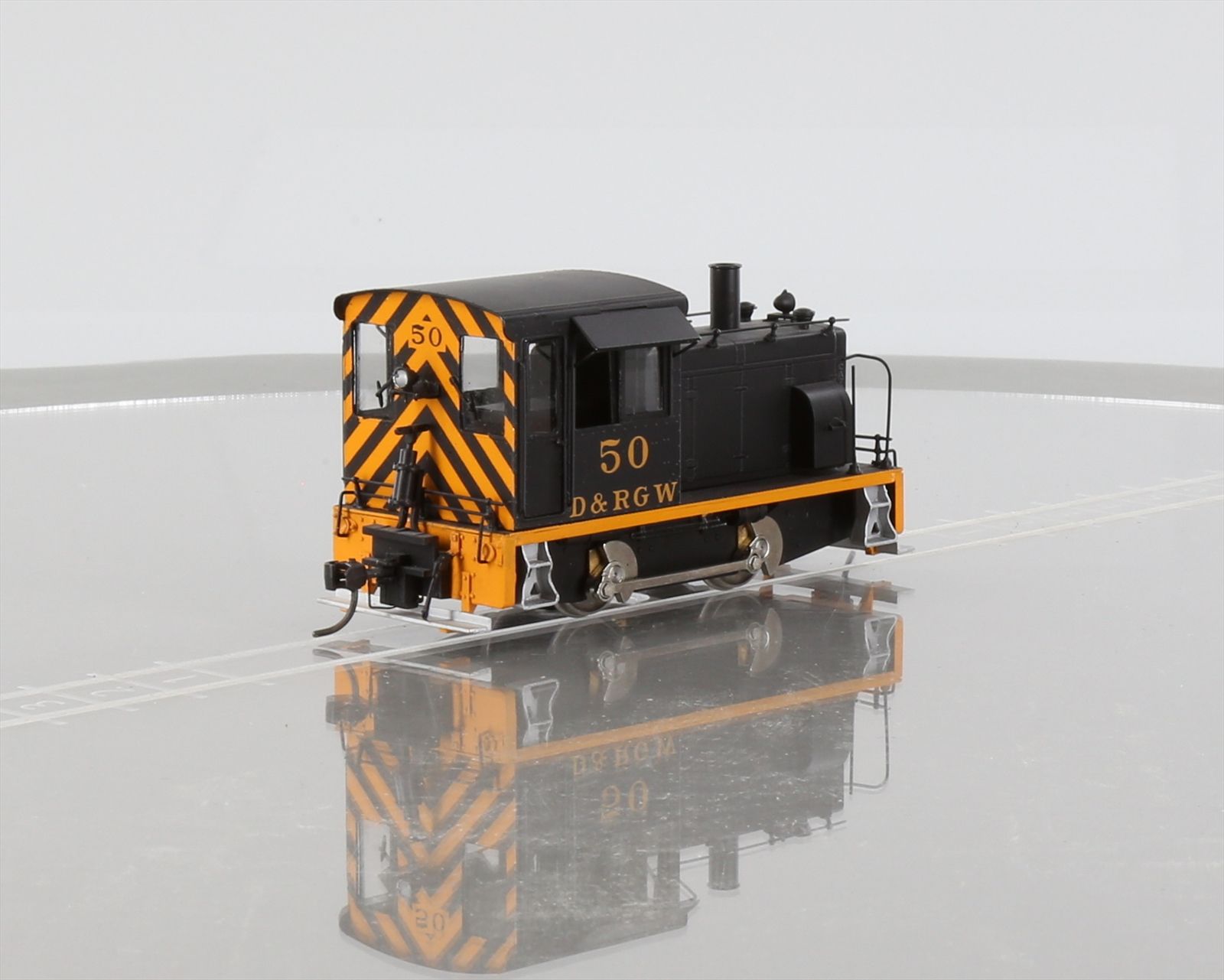 Sn3 Scale Brass Model Train - P-B-L Milestone D&RGW #50 Diesel Engine ...