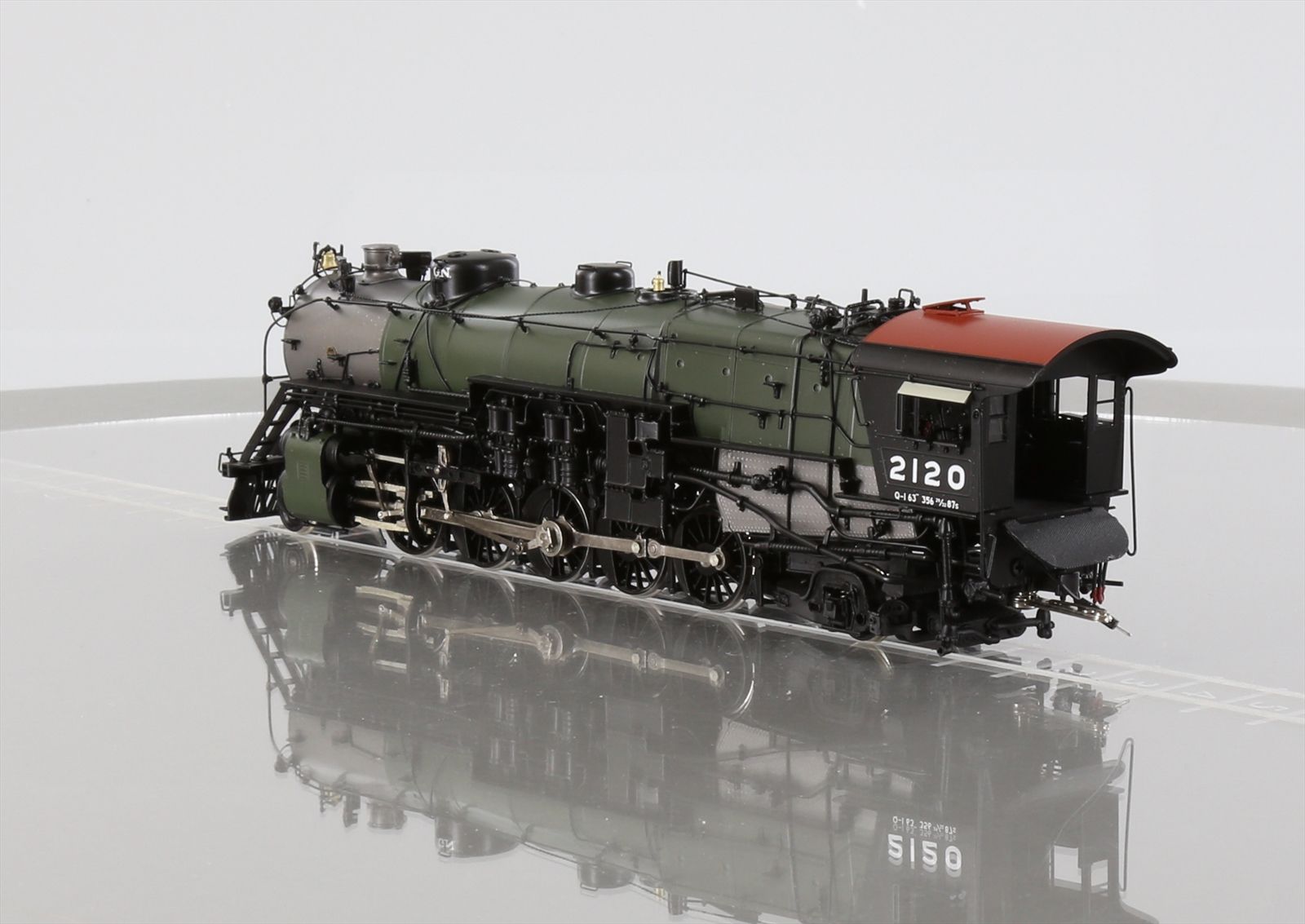 HO Brass Model Train - CIL Challenger 2288.1 GN Great Northern Q-1 2-10 ...
