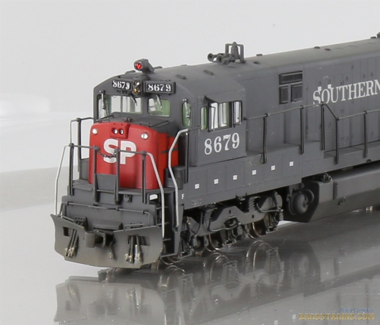 HO Scale Brass - OMI 1965 Overland SP Southern Pacific GE U33C Diesel Locomotive #8679 - Custom ...