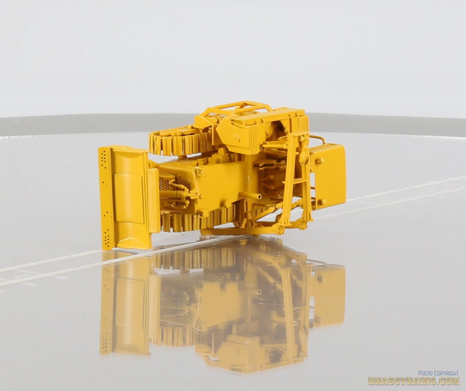 HO Scale Brass Model - OMI 3377.1 Overland Bulldozer w/ Side Boom UP U ...