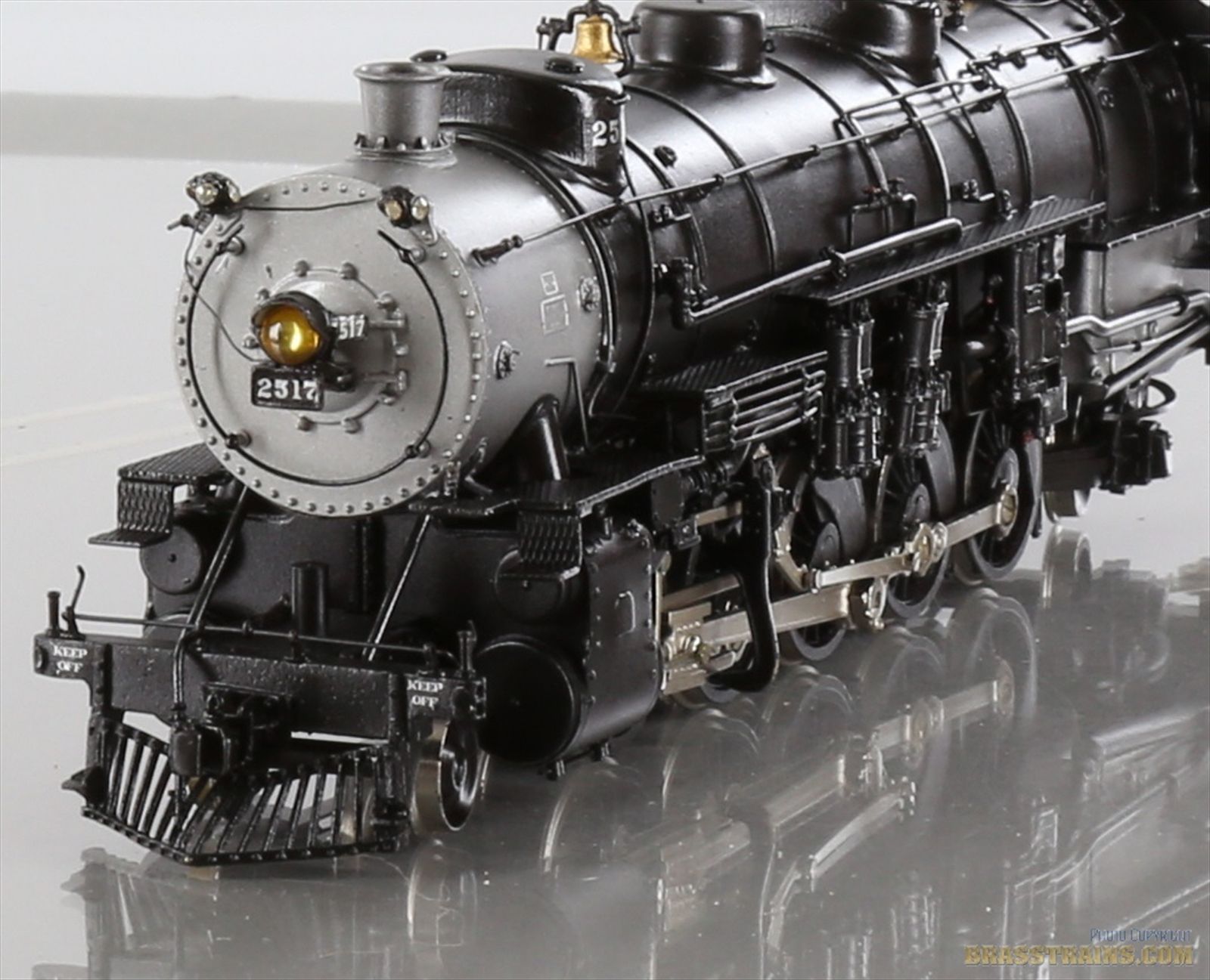 HO Brass Model Train - Sunset Models Samhongsa Wabash L-1 2-10-2 #2517 ...