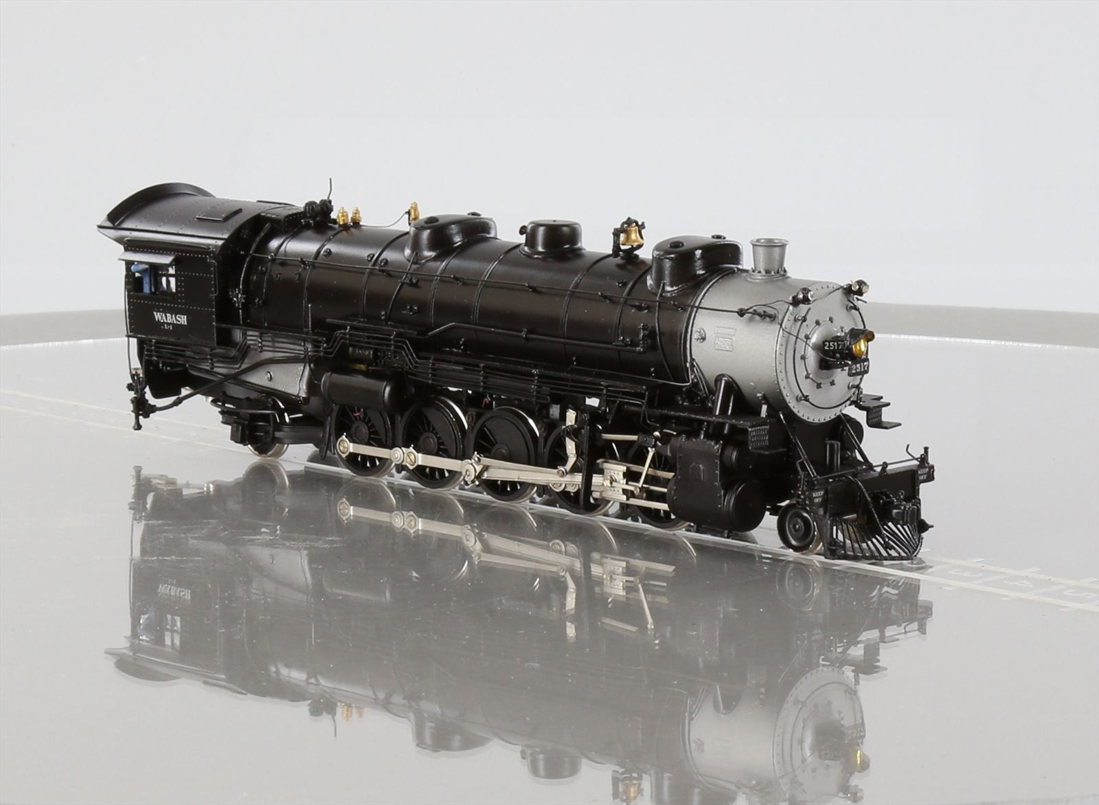 HO Brass Model Train - Sunset Models Samhongsa Wabash L-1 2-10-2 #2517 ...