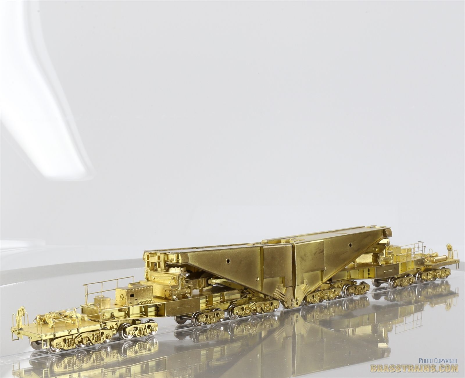 HO Brass Model Train - OMI 1324 Overland Schnabel Transformer Car ...