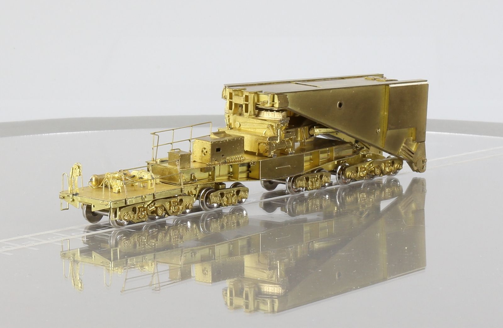 HO Brass Model Train - OMI 1324 Overland Schnabel Transformer Car ...