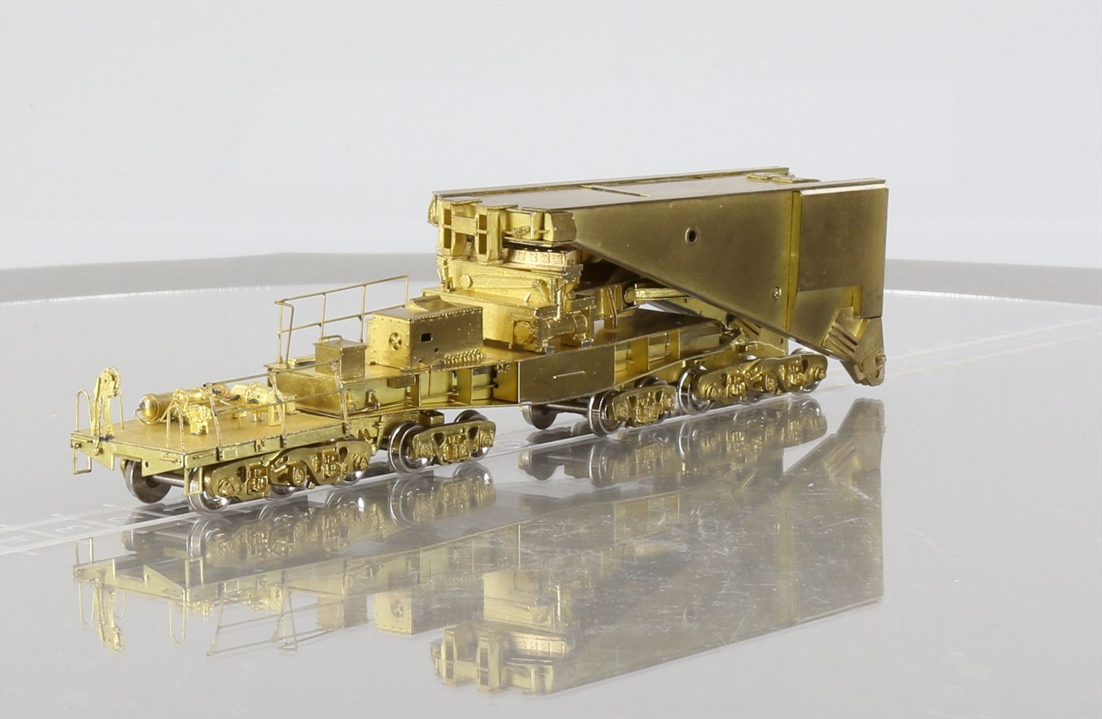 HO Brass Model Train - OMI 1324 Overland Schnabel Transformer Car ...