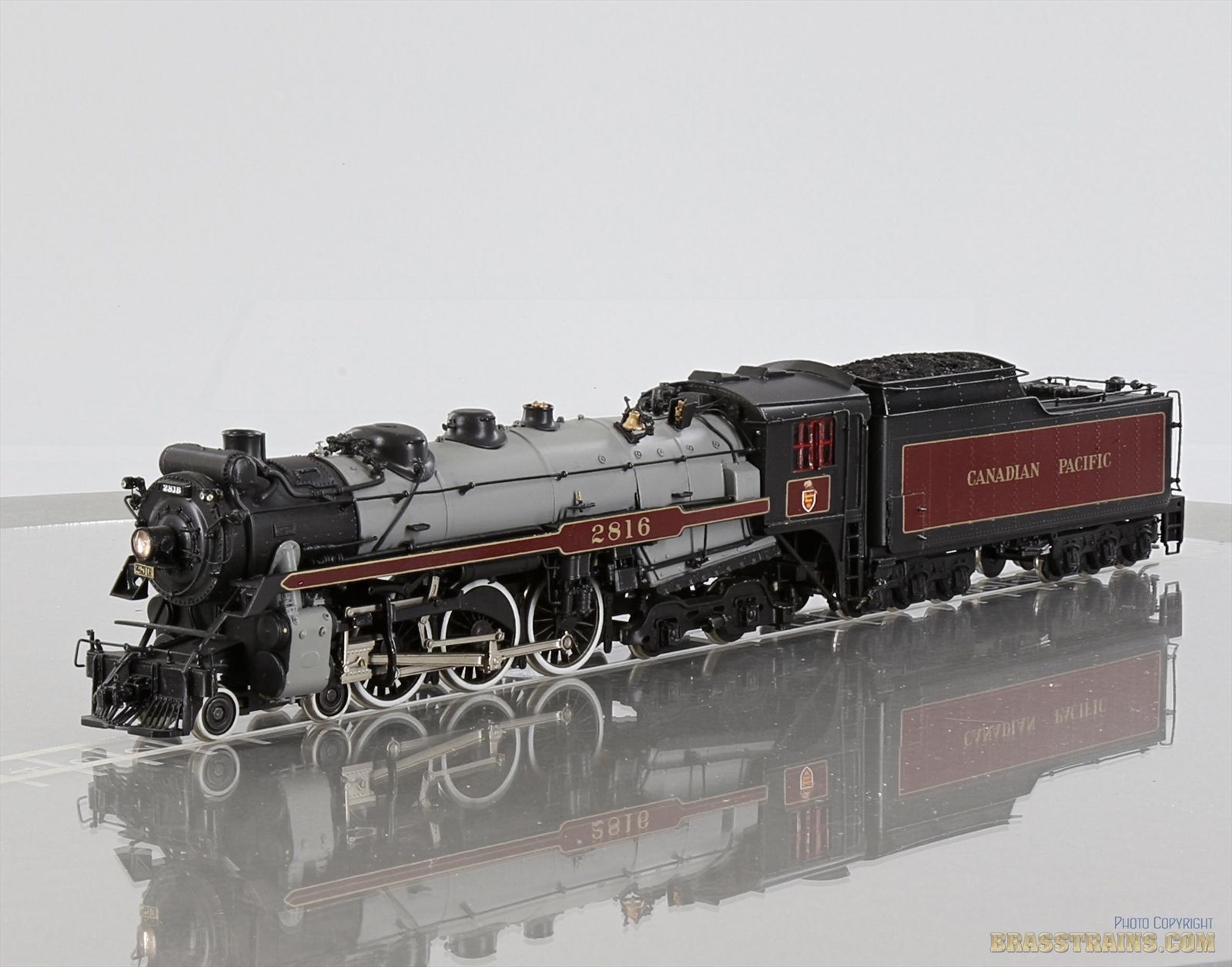 HO Brass Model Train - PFM VH Van Hobbies CP Canadian Pacific 4-6-4 ...