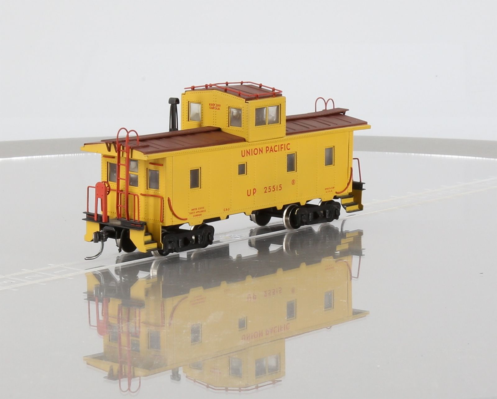 HO Scale Brass - WMC Westside UP Union Pacific Steel Caboose #25515 ...