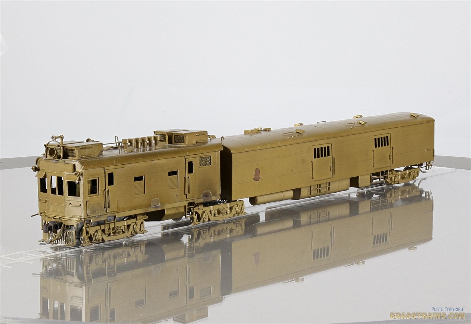 HO Brass Model Train - Hallmark Rok Am ATSF Santa Fe M-190 Articulated ...