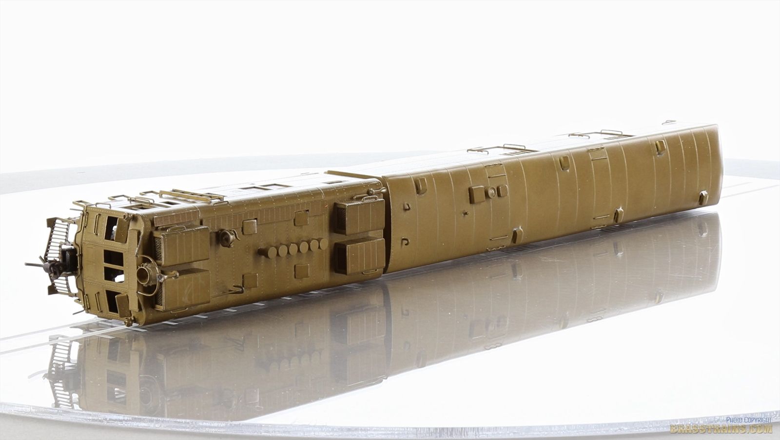 HO Brass Model Train - Hallmark Rok Am ATSF Santa Fe M-190 Articulated ...