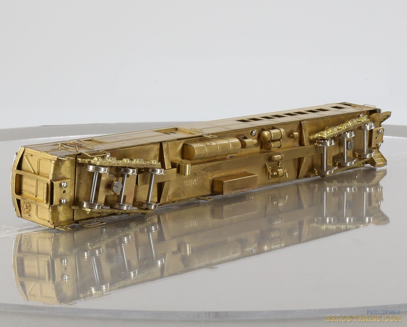 HO Brass NJCB PRR Pennsylvania P70 Coach + MPB70 Combine - Unpainted