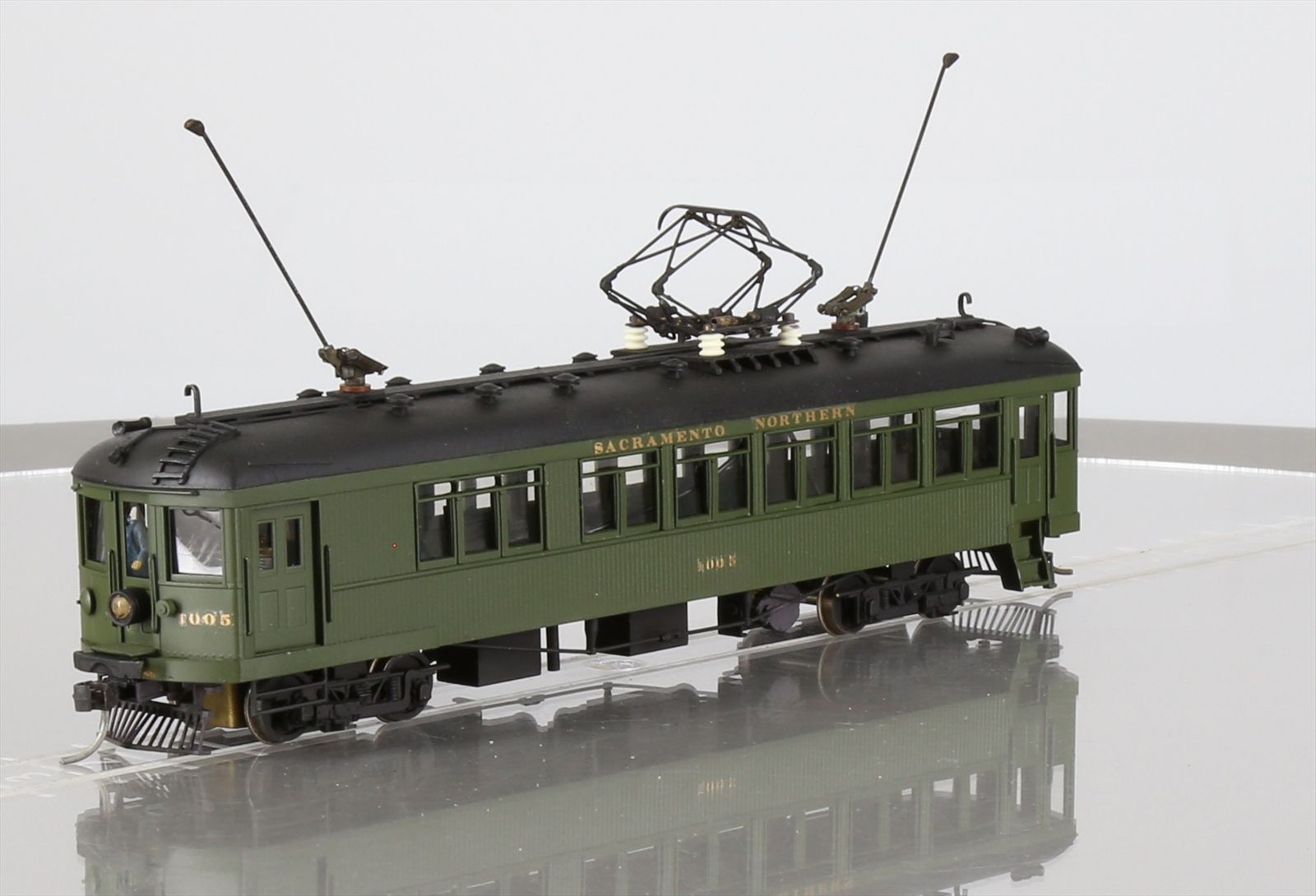 HO Brass MEW Sacramento Northern Railway Interurban Car #1005 - CUSTOM