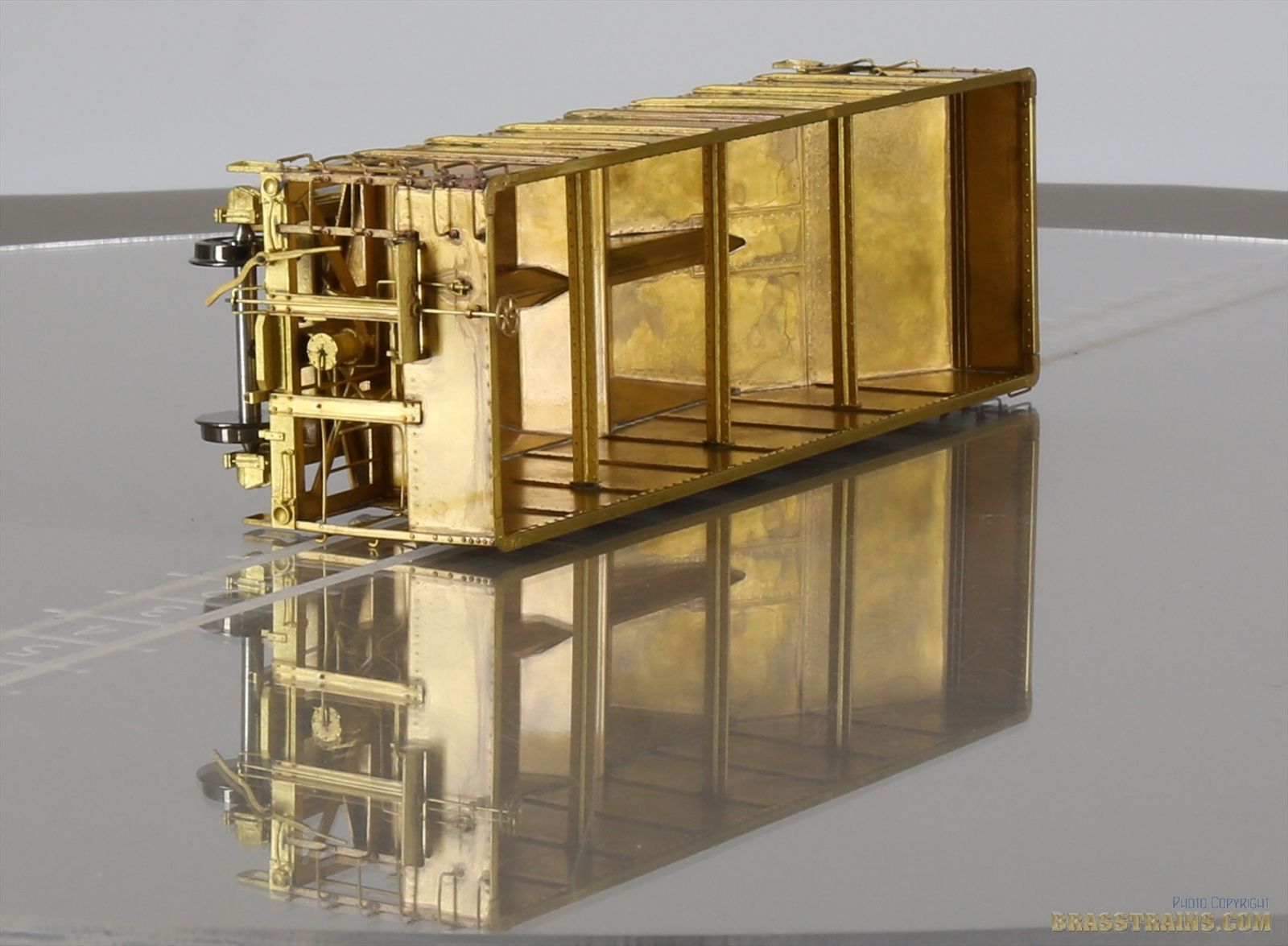 S Scale Brass RRM River Raisin Models USRA 55-Ton Open Hopper Car - As ...