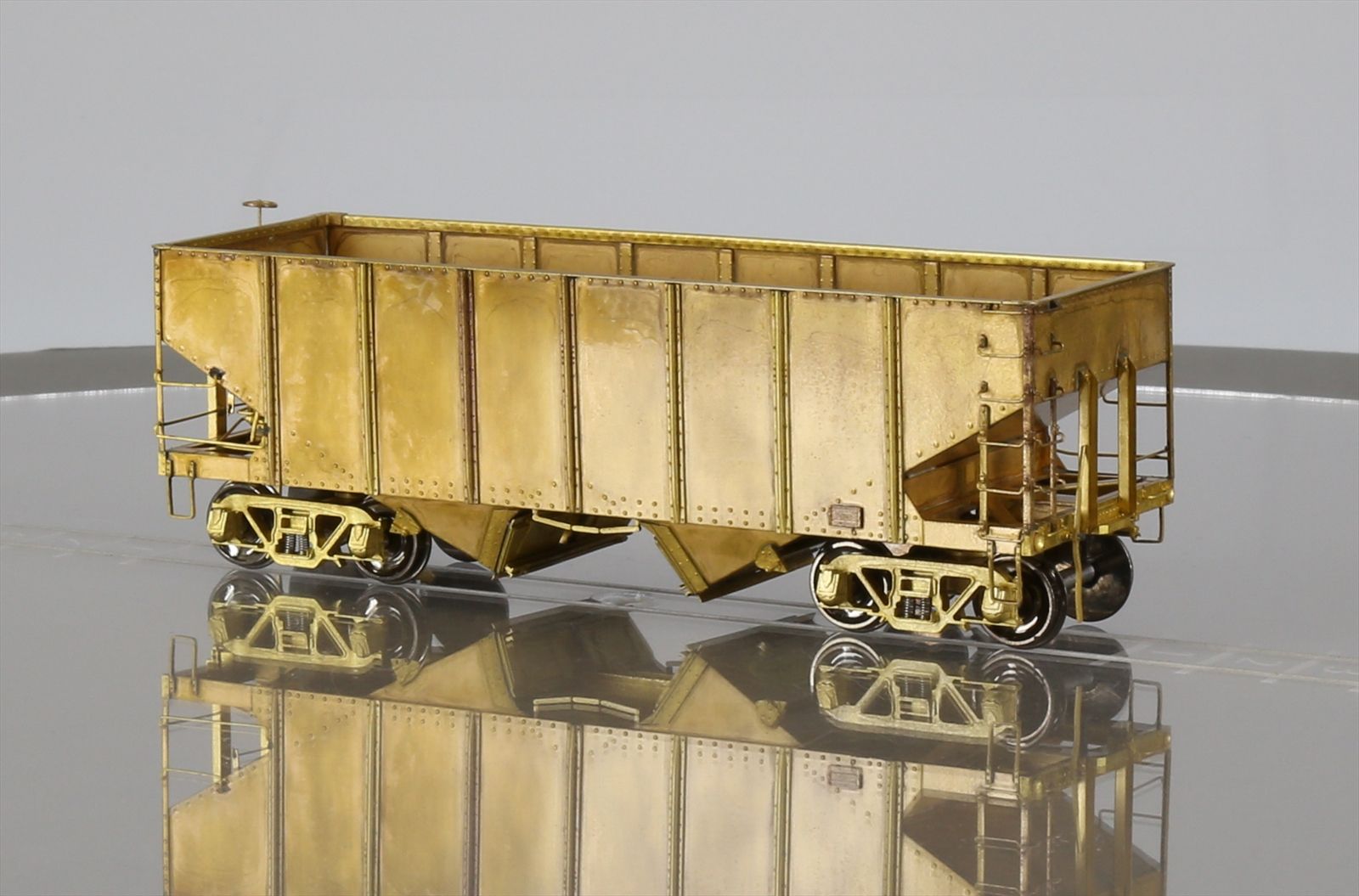 S Scale Brass RRM River Raisin Models USRA 55-Ton Open Hopper Car - As ...