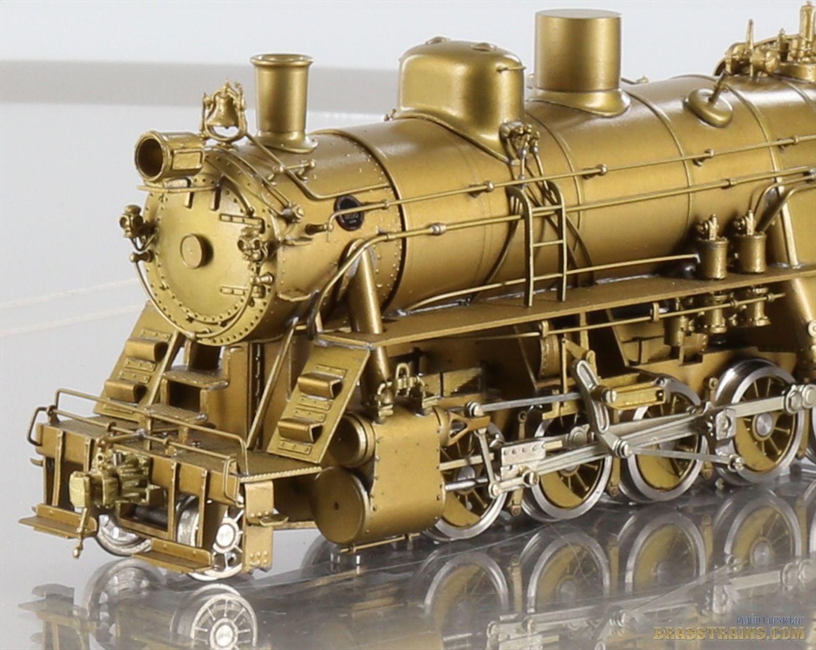 HO Brass Model Train - Custom Brass NJCB Reading J-1 2-10-0 - Unpainted