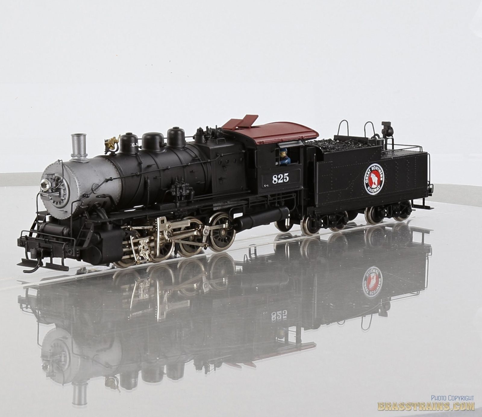 HO Brass Model Train - PFM Tenshodo 157 GN Great Northern C-1 0-8-0 ...