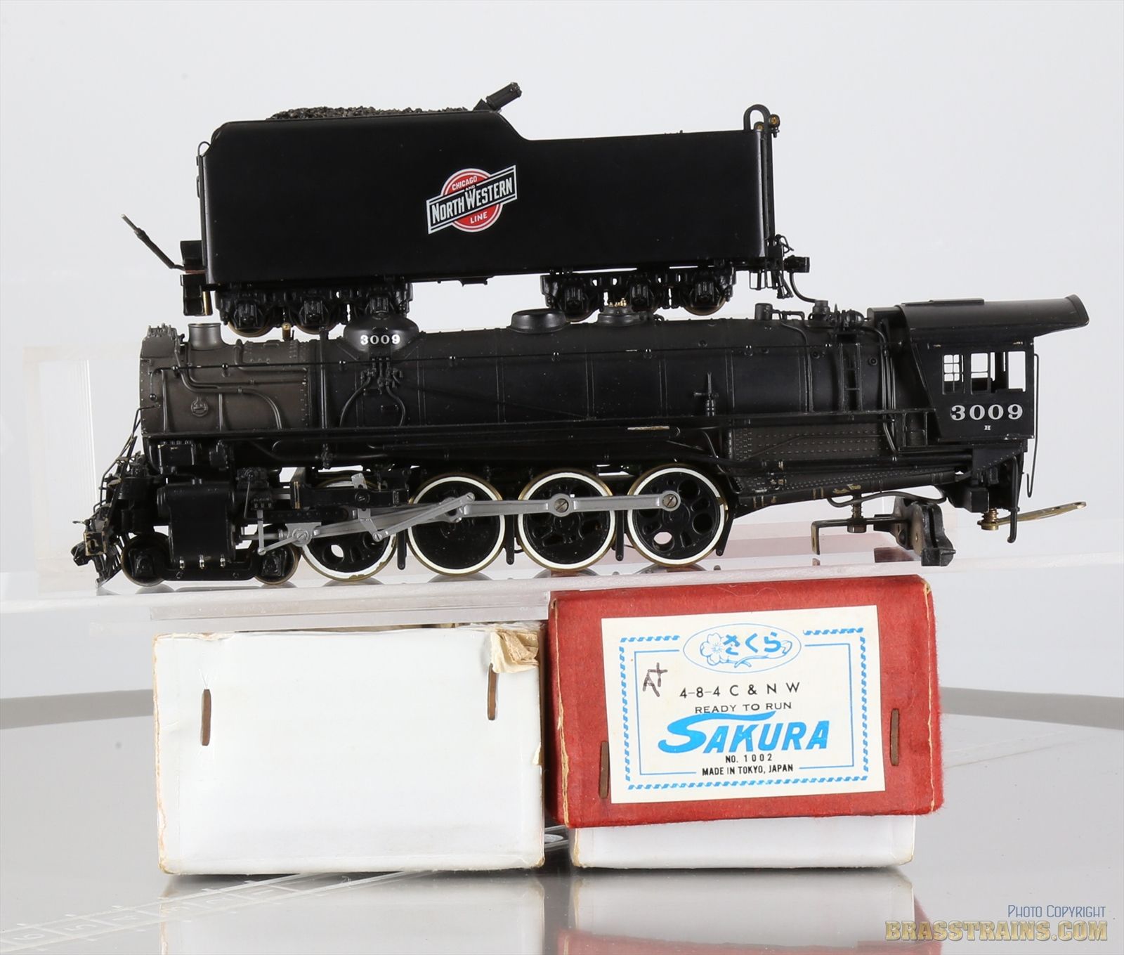 HO Brass Model Train - PFM Sakura #1002 C&NW 4-8-4 Class H Northern ...