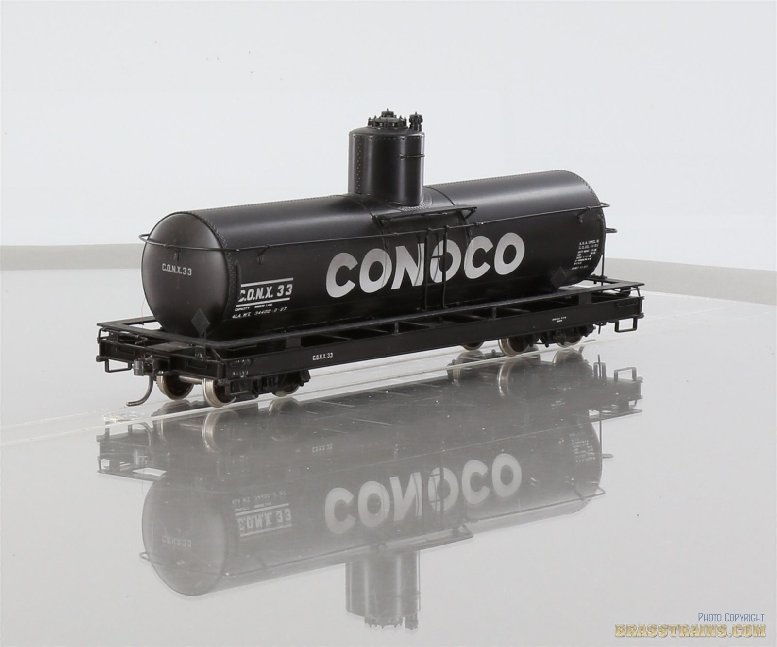 Sn3 Scale Brass - PBL Milestone Models CONX Conoco Tank Car #33 - Wide ...
