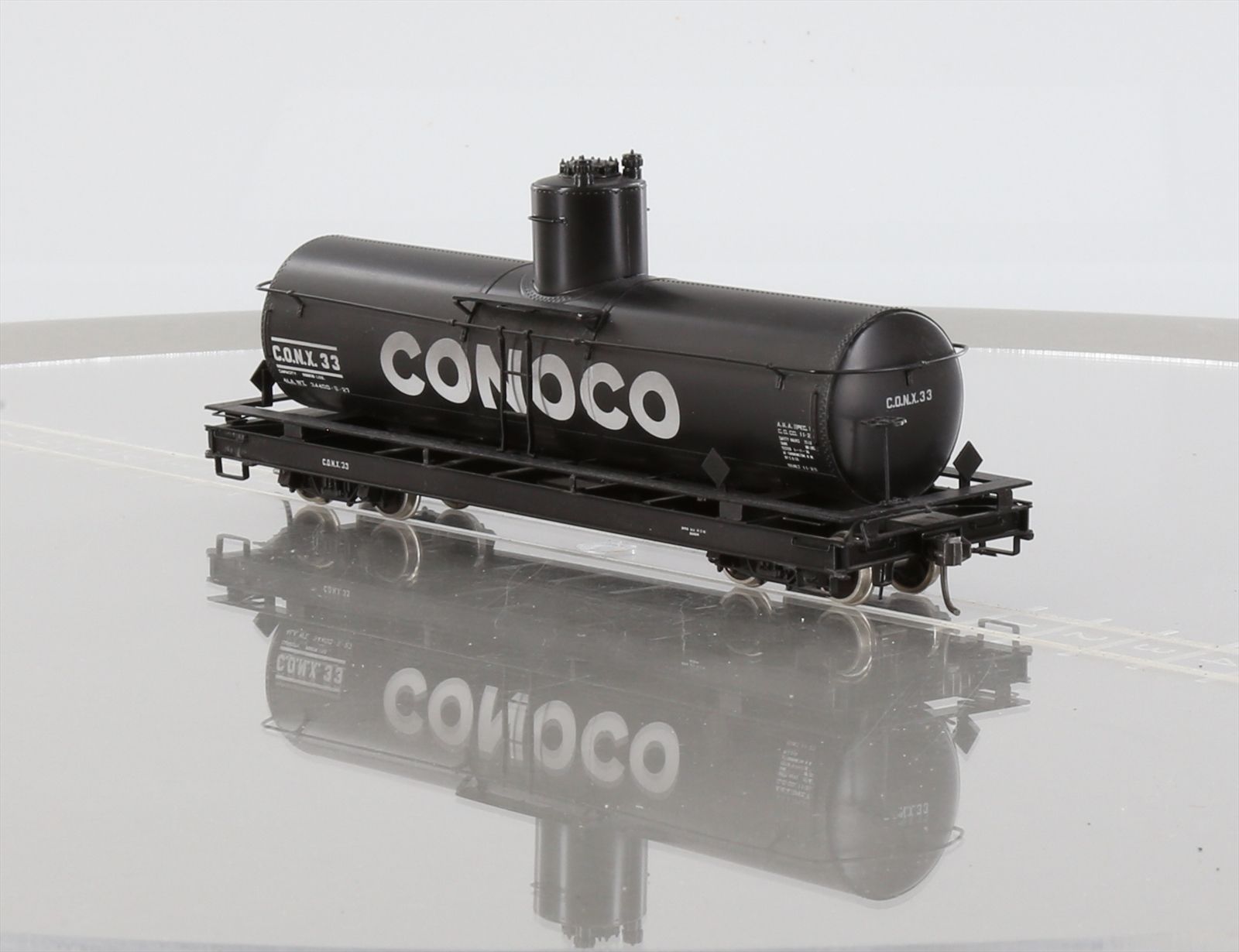 Sn3 Scale Brass - PBL Milestone Models CONX Conoco Tank Car #33 - Wide ...