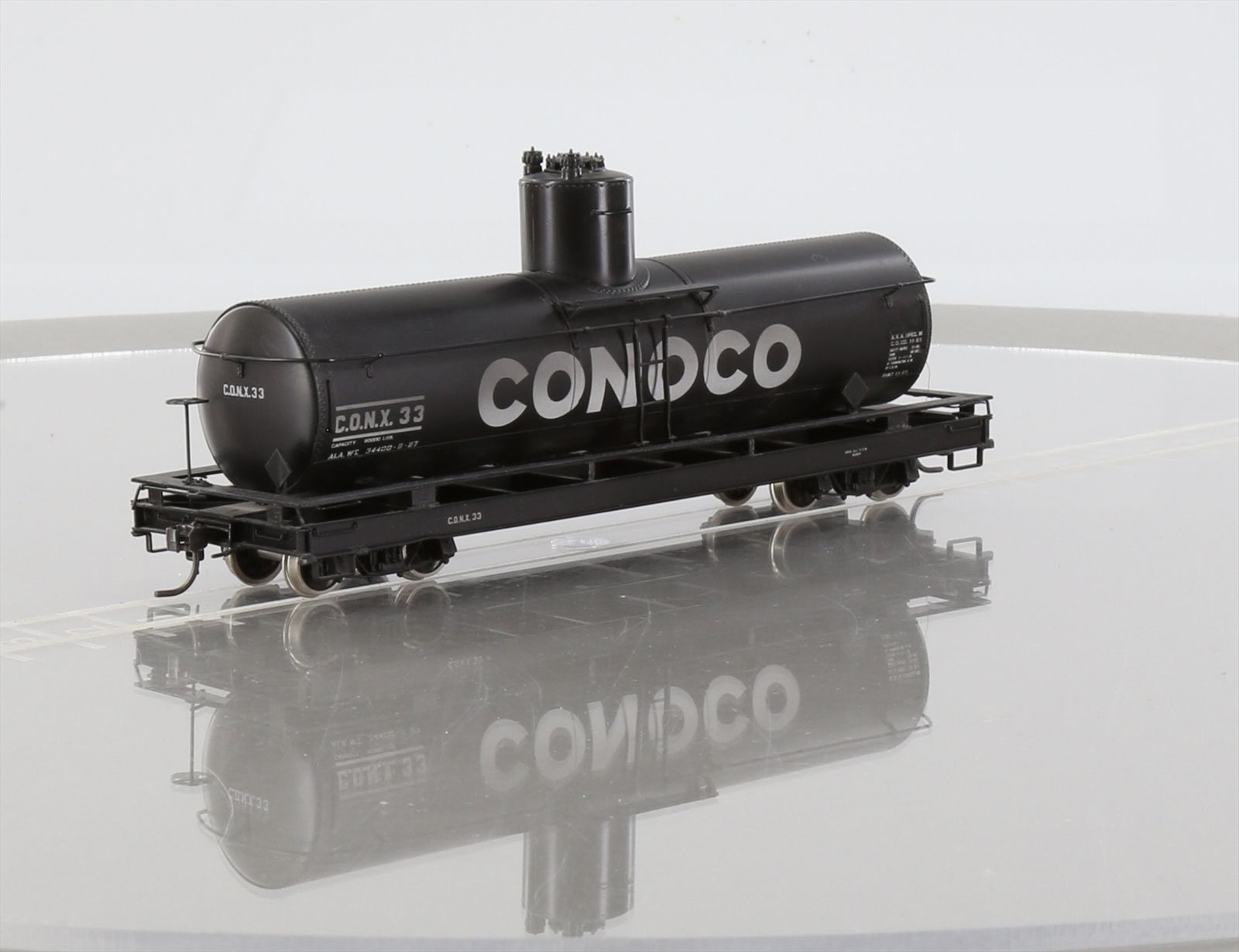 Sn3 Scale Brass - PBL Milestone Models CONX Conoco Tank Car #33 - Wide ...
