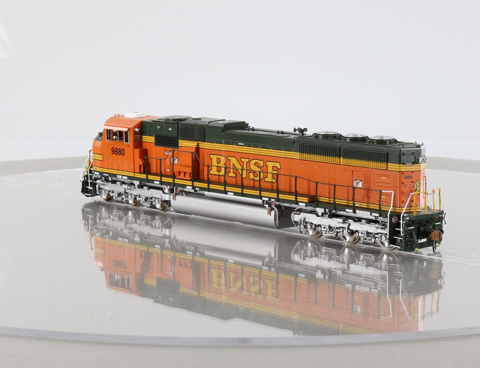 HO Brass - OMI 7901.1 Overland BNSF SD70MAC Heritage II Diesel #9880 GPS Dome w/ DCC & Sound