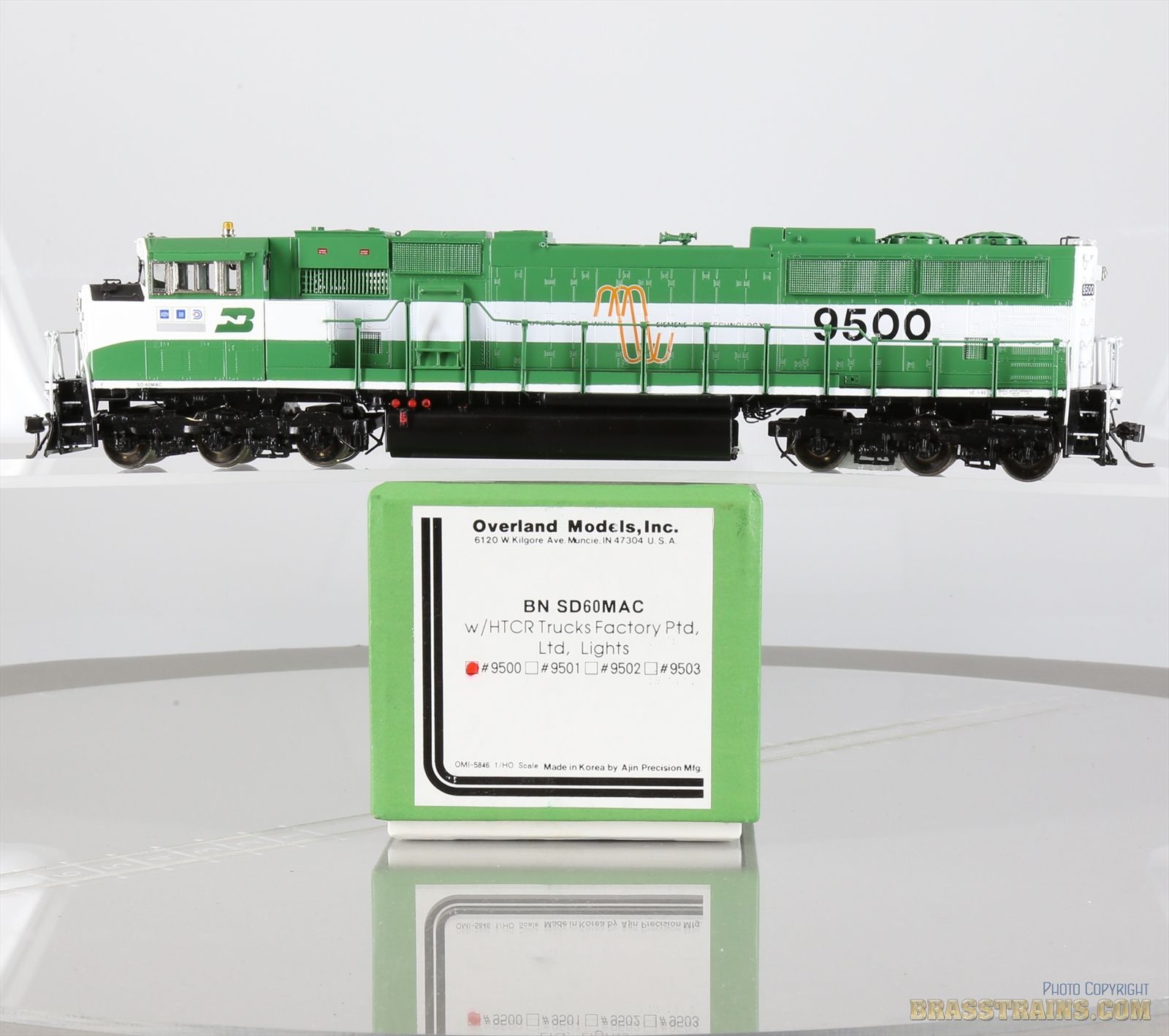 HO Brass - OMI 5846.1 Overland BN Burlington Northern GM EMD SD60MAC ...