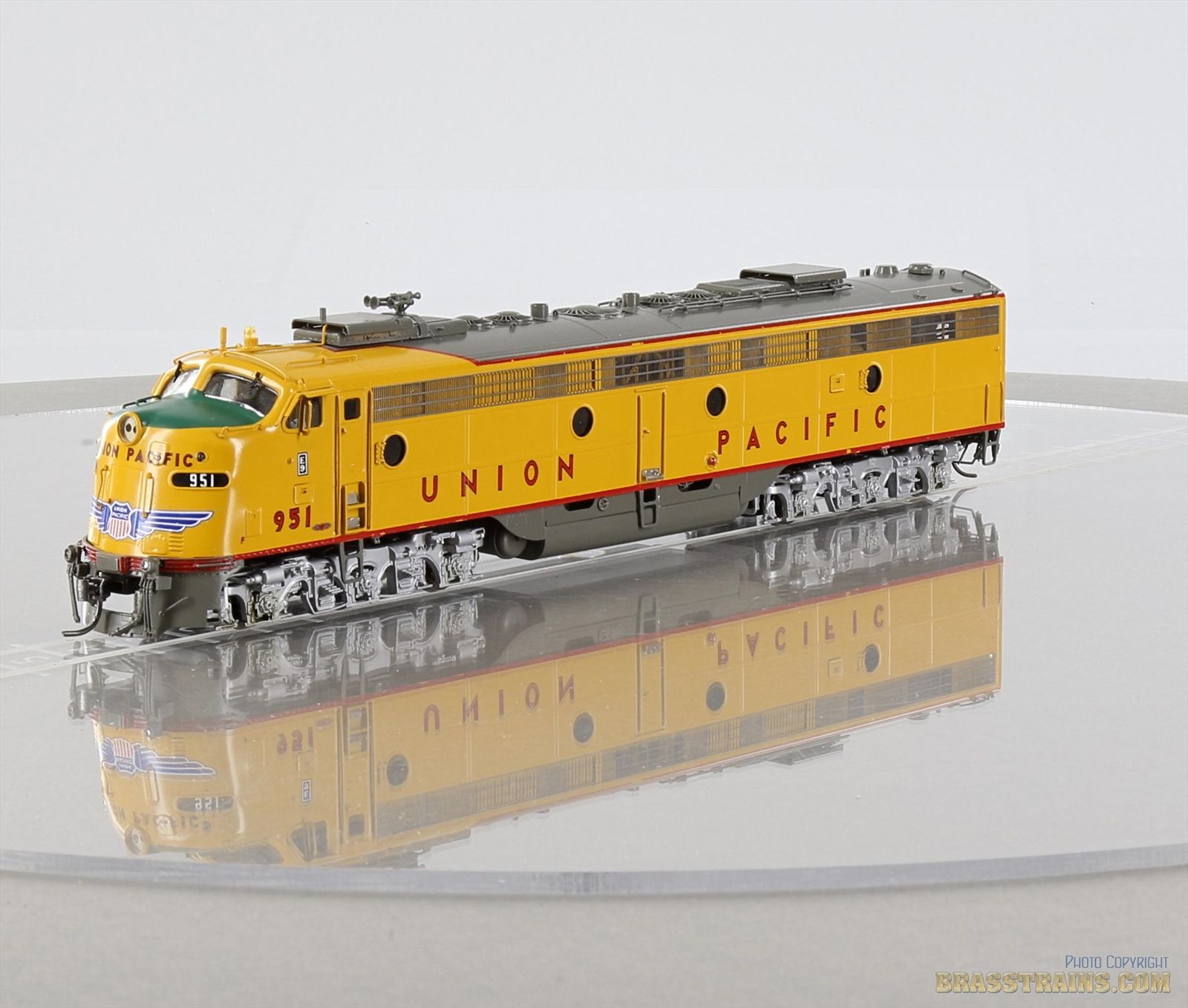 HO Brass Model Train - OMI #6225.1 Overland UP Union Pacific ABA E9 ...