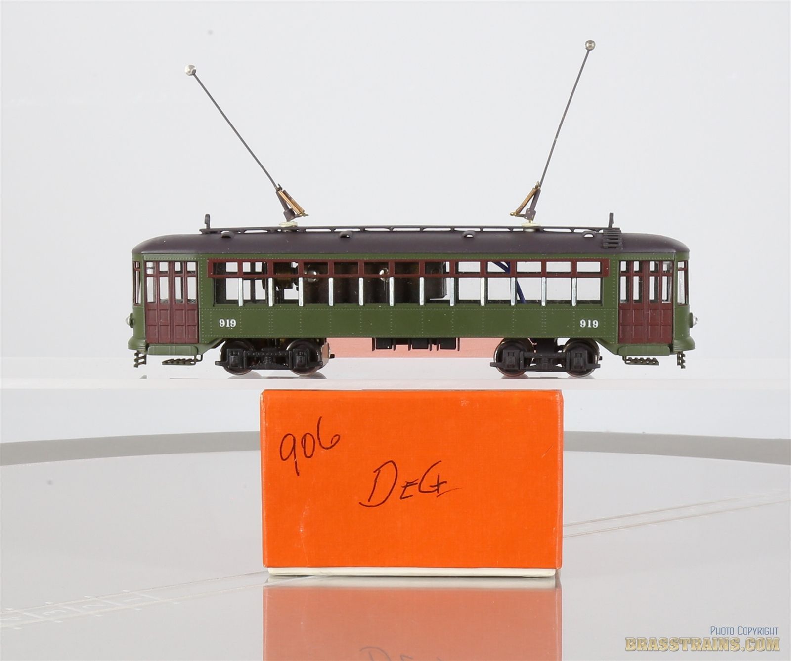 HO Brass Model Tramway Systems 378 New Orleans NOPS 800 / 900 Series ...