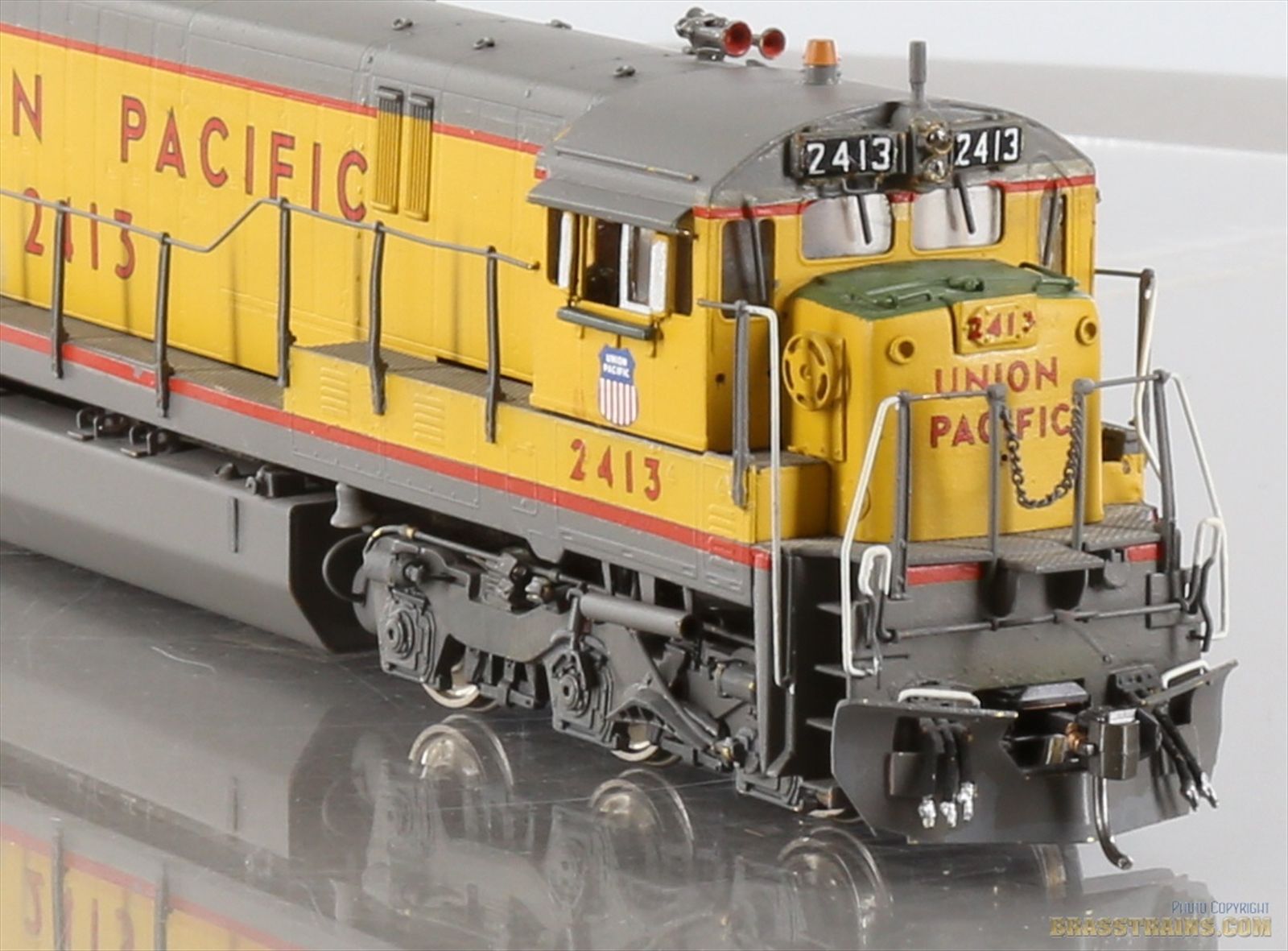 HO Scale Brass - OMI 1806 UP Union Pacific GE C30-7 Diesel #2413 - Custom - w/Sound + DCC