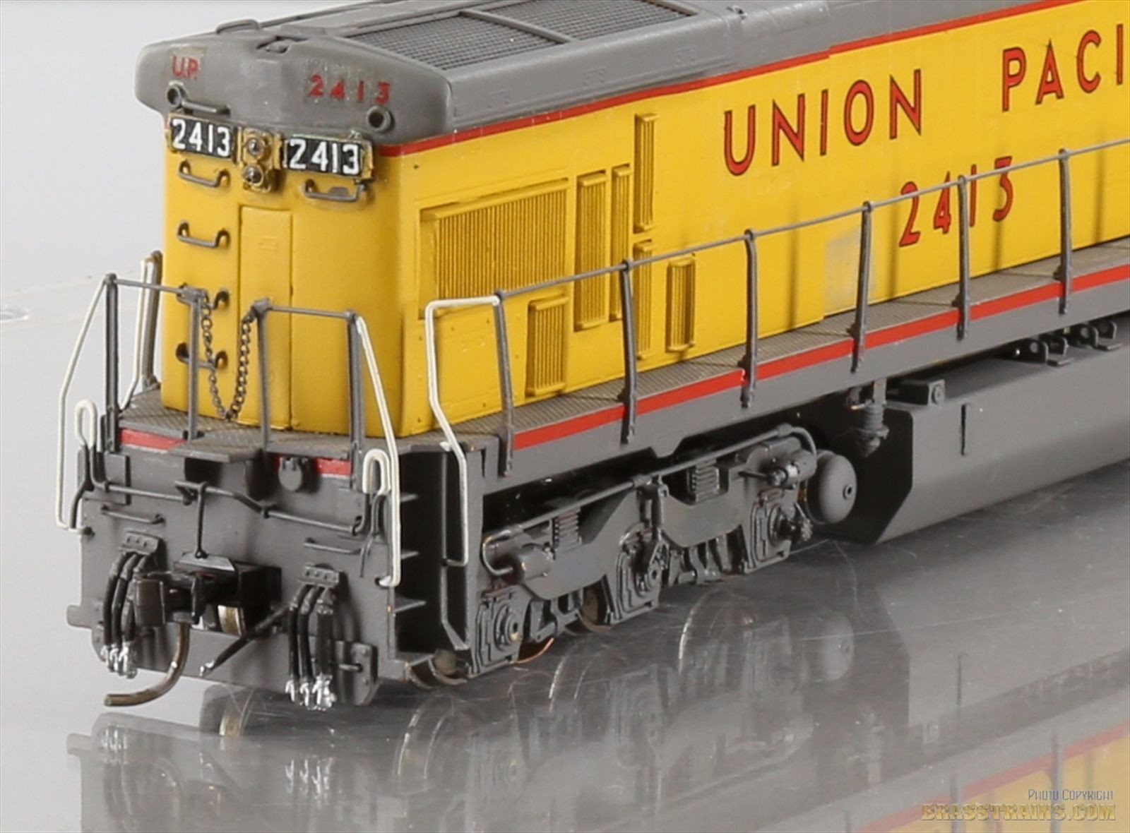HO Scale Brass - OMI 1806 UP Union Pacific GE C30-7 Diesel #2413 - Custom - w/Sound + DCC