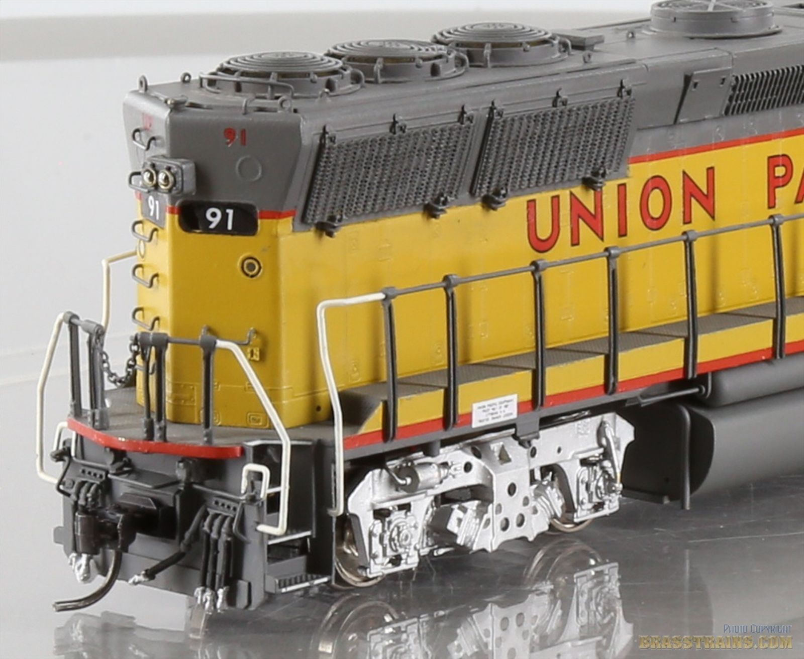HO Scale Brass - Overland OMI 5124 UP Union Pacific GP40X Diesel - #91 ...
