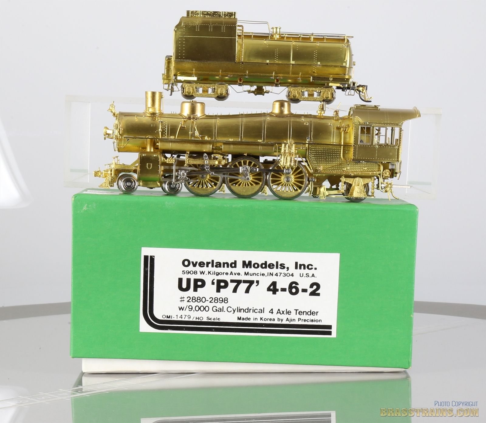 HO Brass - Overland OMI 1479 Overland UP Union Pacific 4-6-2 P77 #2880 ...
