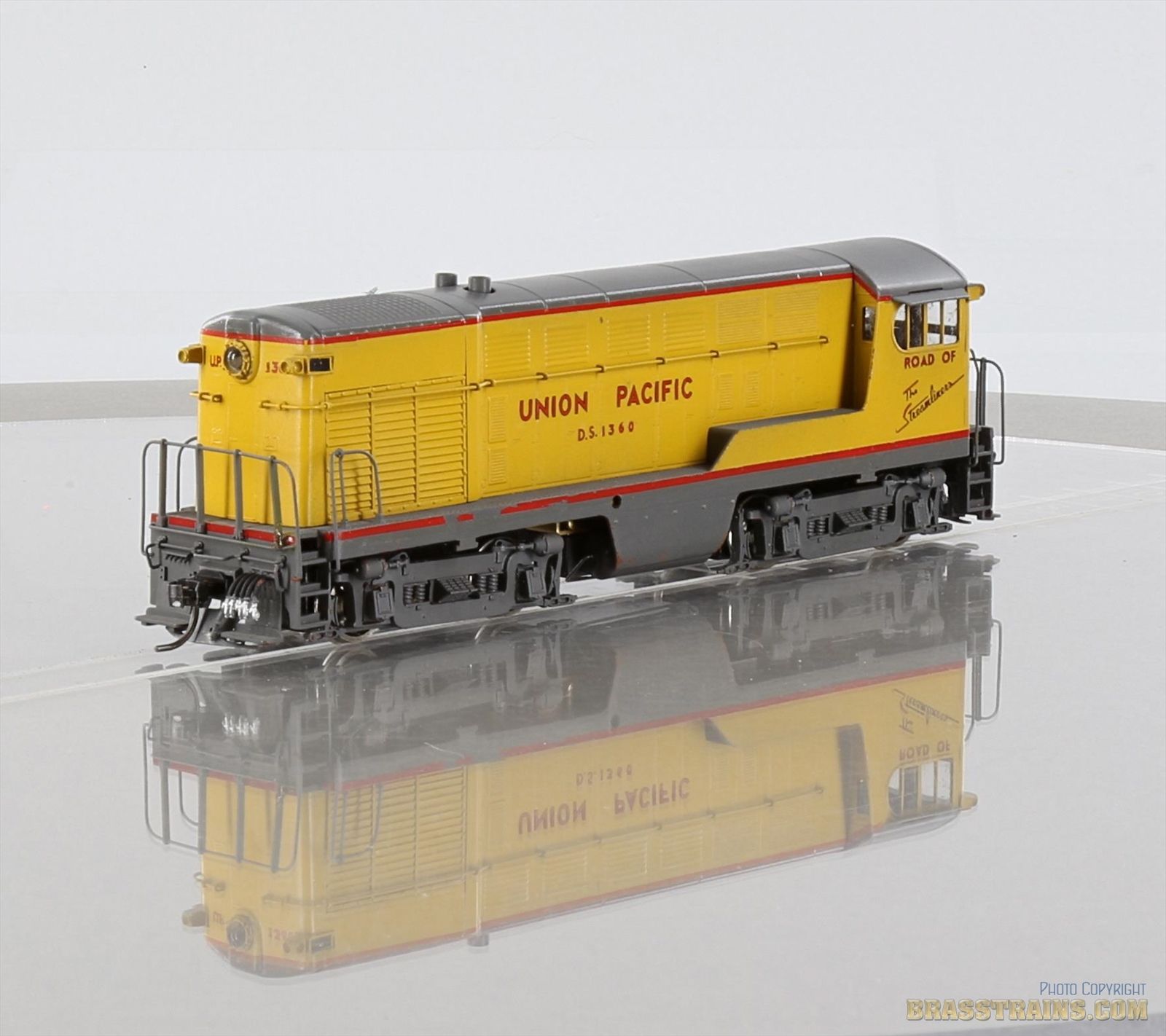 HO Scale Brass Model Train - ALCO D-158 UP Union Pacific FM H-20-44 Switcher Diesel #D.S.1360 ...