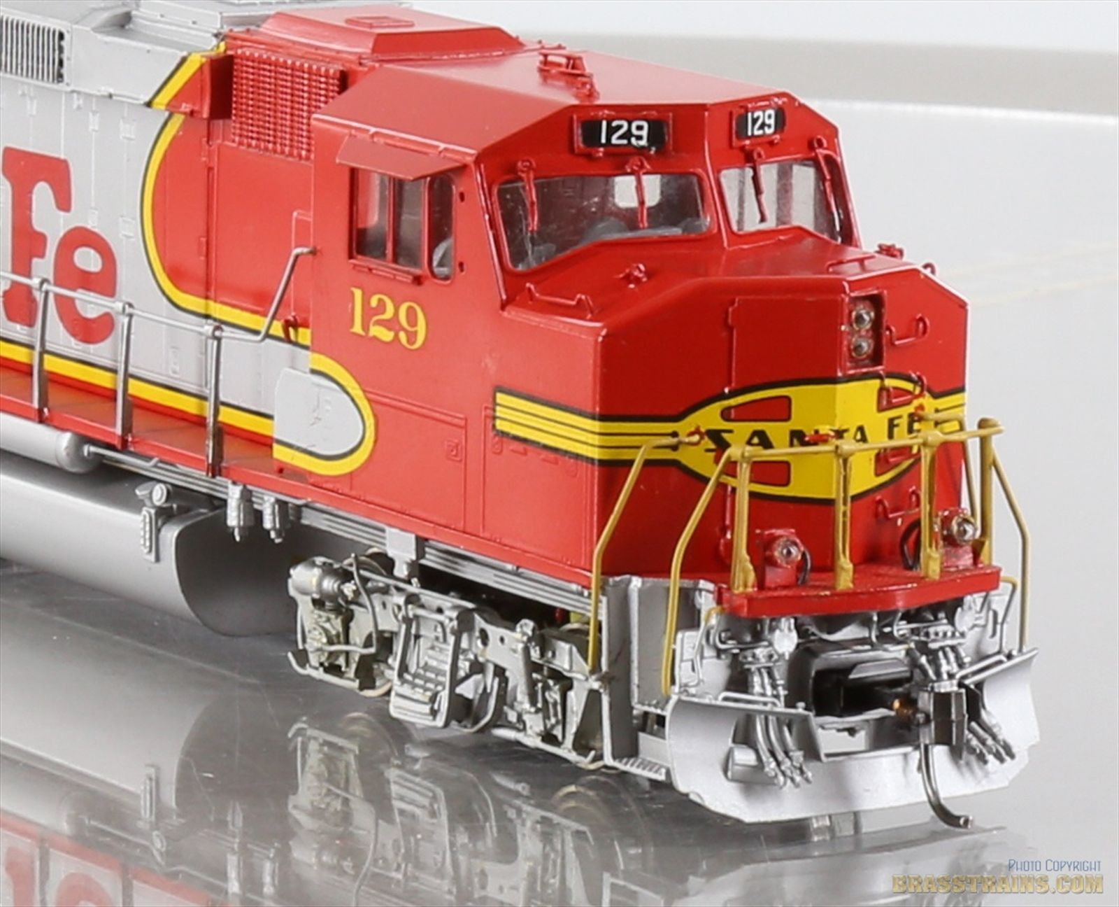HO Scale Brass Model Train - OMI 5364 Overland BNSF H3 GP60M Diesel ...
