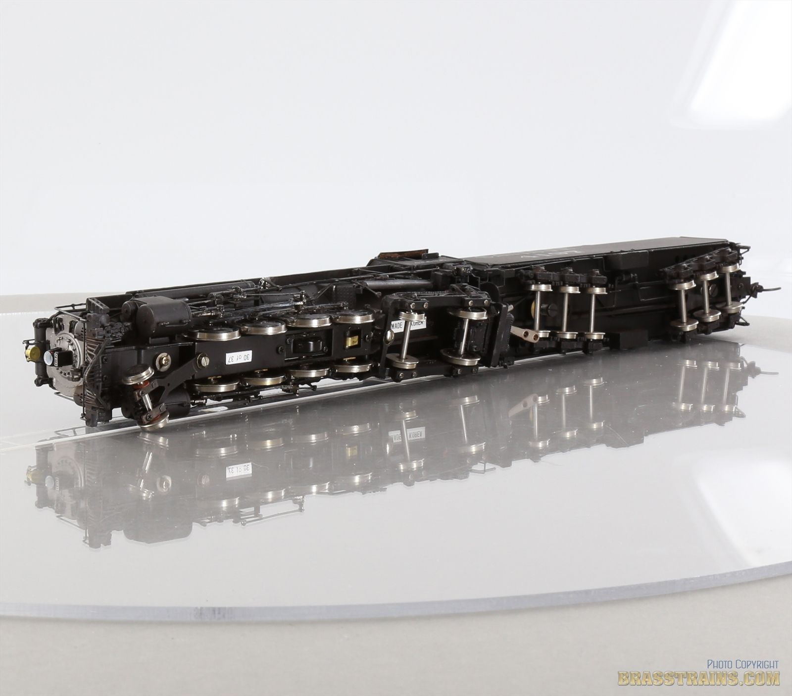 HO Scale Brass Model Train - PSC Crown 15516-1 AT&SF Santa Fe 2-8-4 #4197 Elesco FWH - F/P