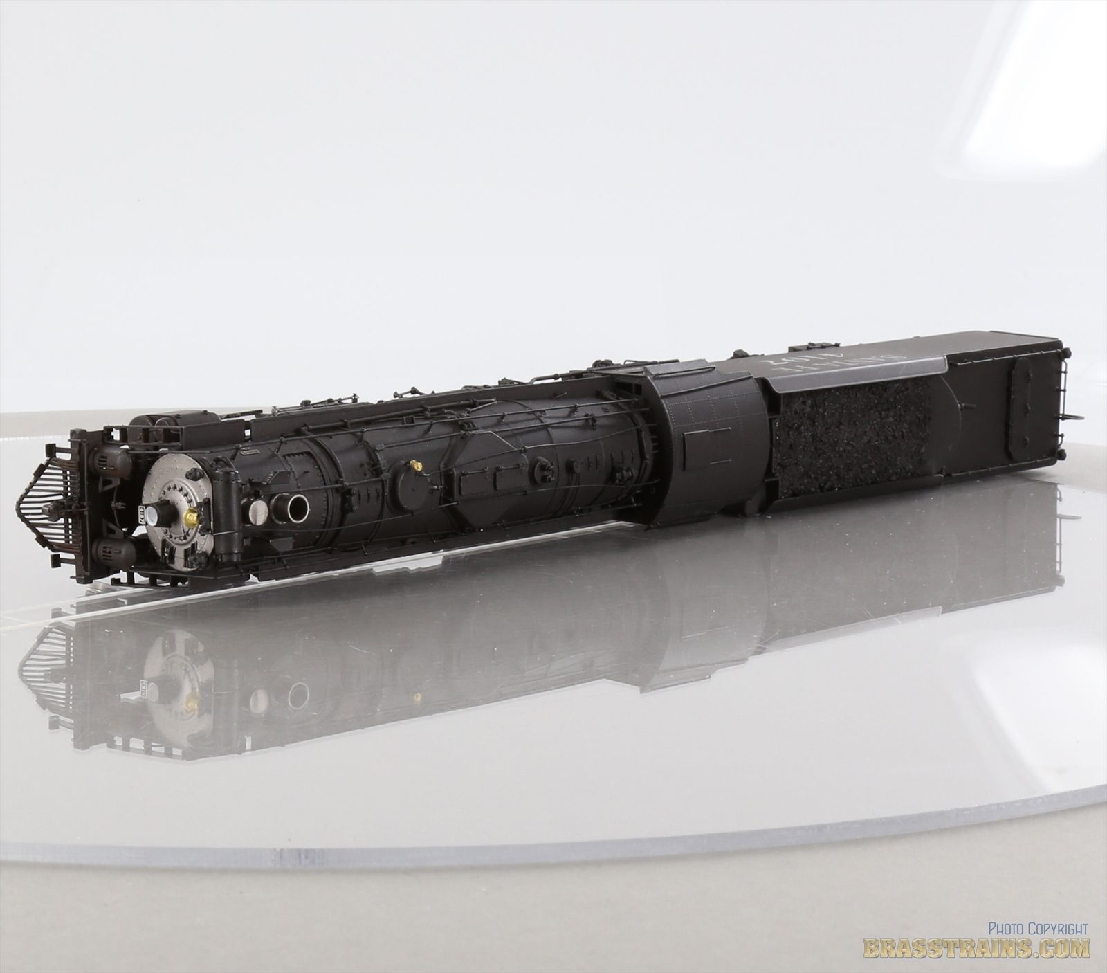 HO Scale Brass Model Train - PSC Crown 15516-1 AT&SF Santa Fe 2-8-4 #4197 Elesco FWH - F/P