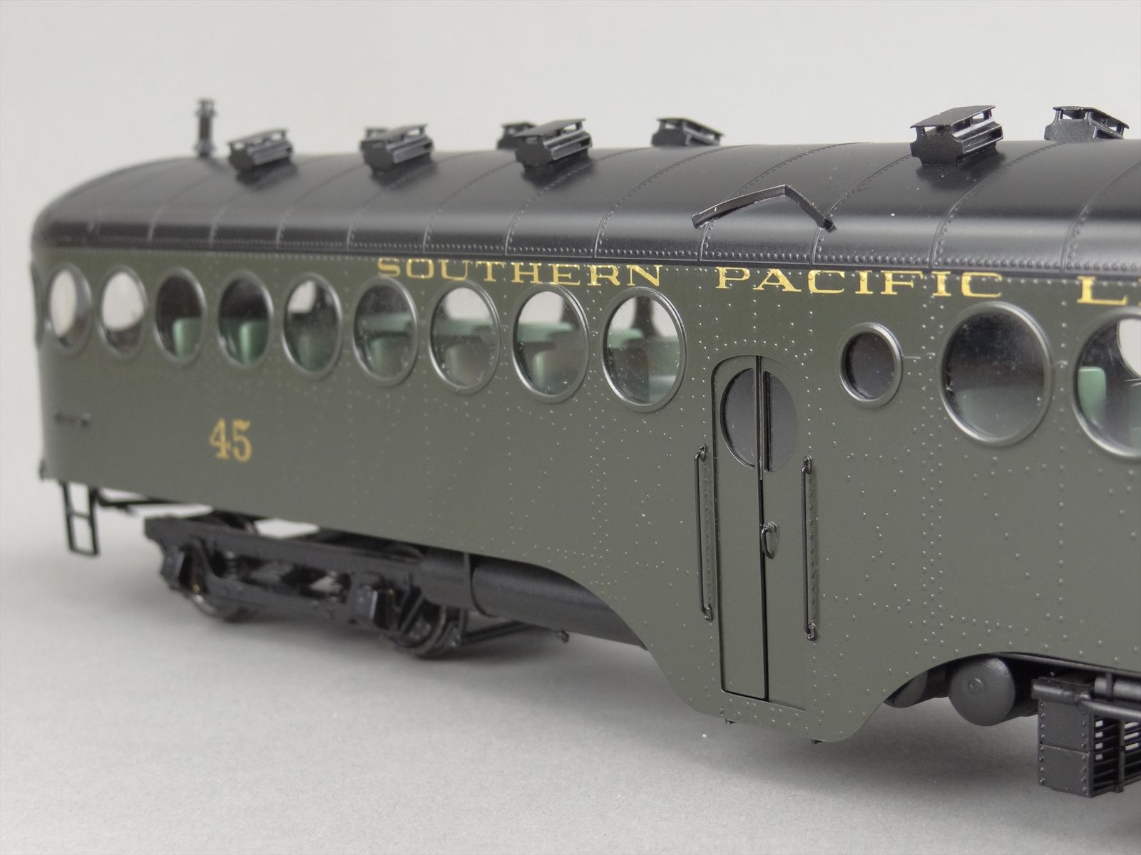 O Scale PSC Southern Pacific McKeen Car #45 with trailer #14 PSC-17089-1