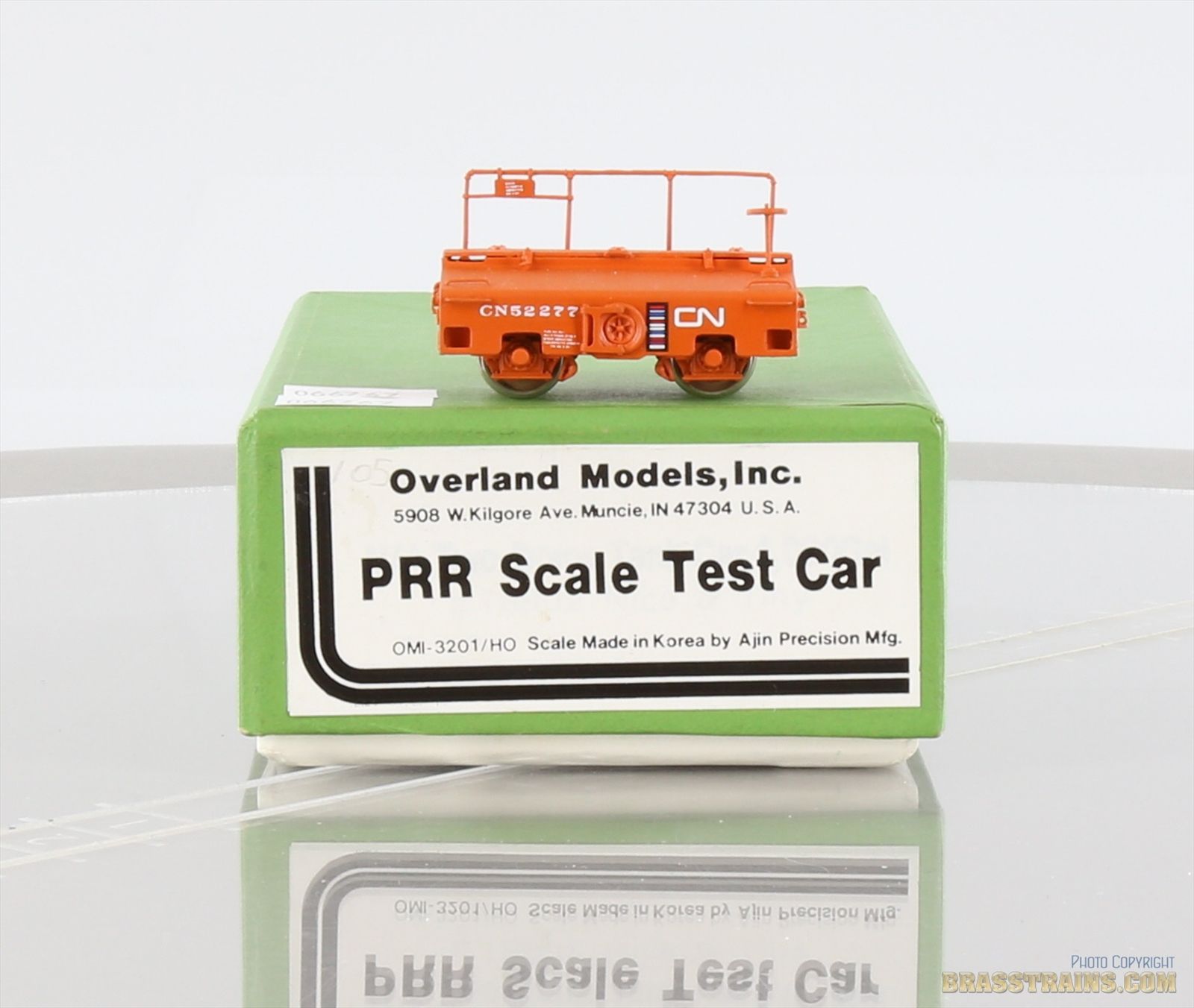 HO Scale Brass Model Train - OMI 3201 Overland PRR Scale Test Car as CN ...