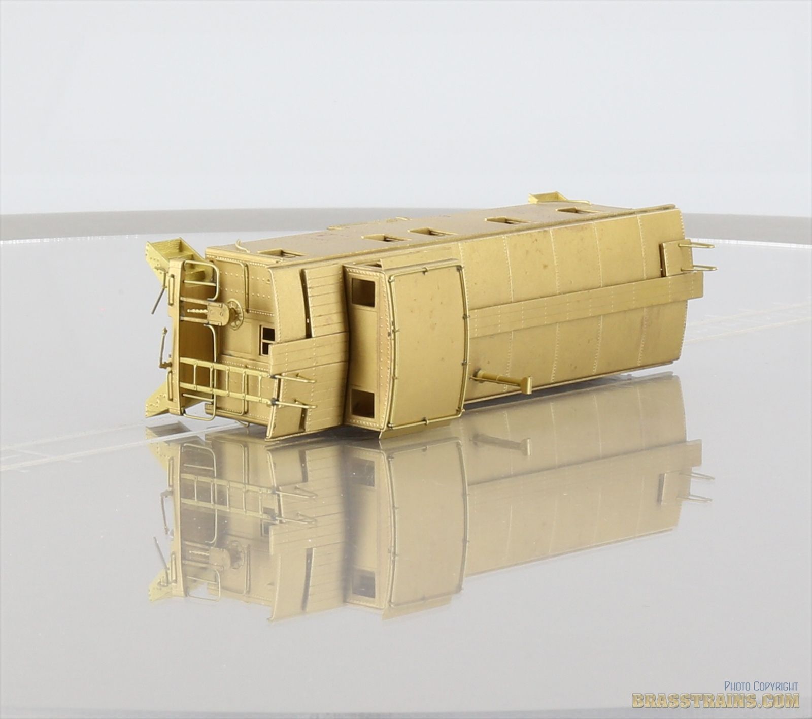 HO Scale Brass Model Train - Oriental Limited ATSF Santa Fe Caboose ...